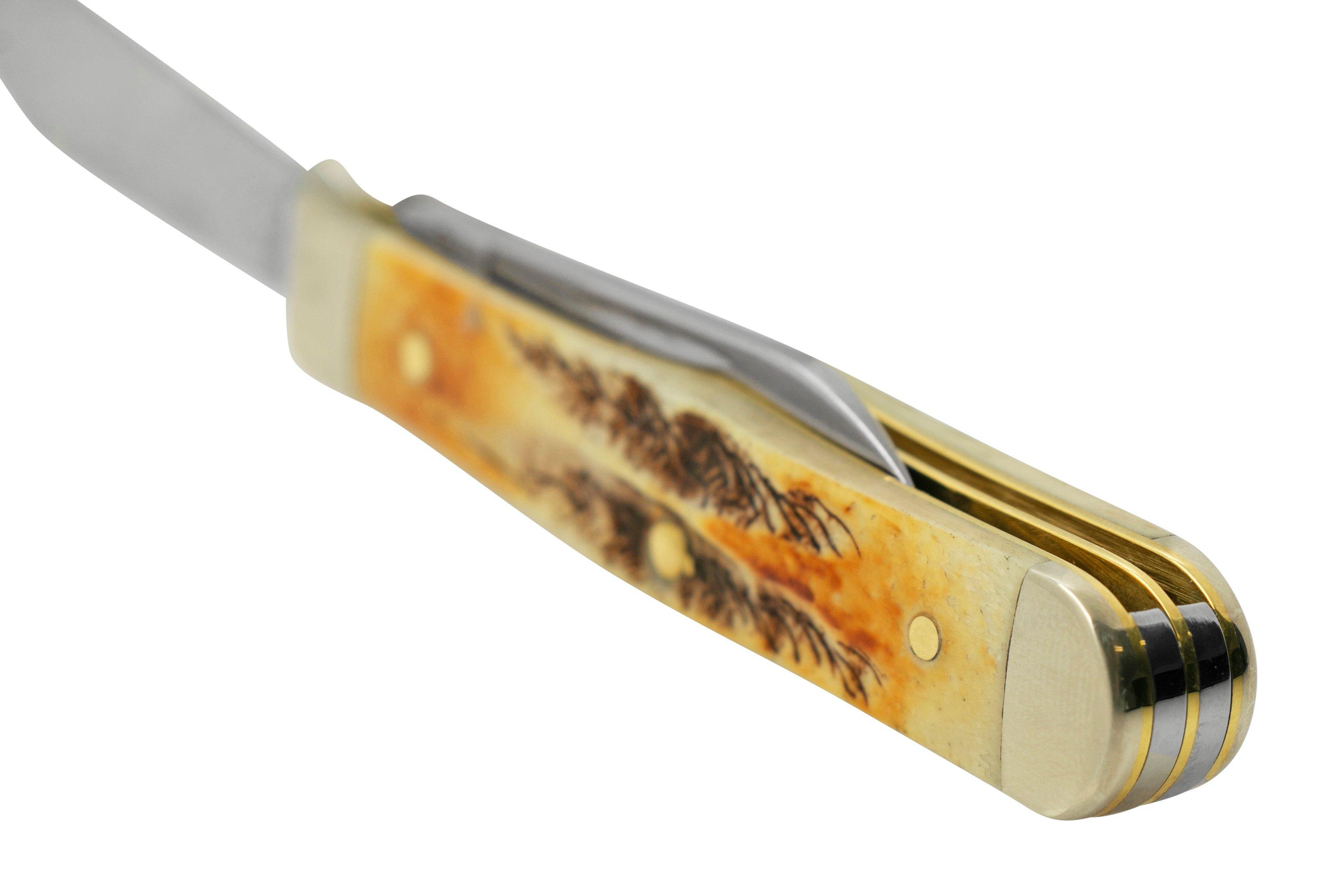 Case Small Swell Center Jack 65326 Jigged Stag Bone, Stainless Steel ...