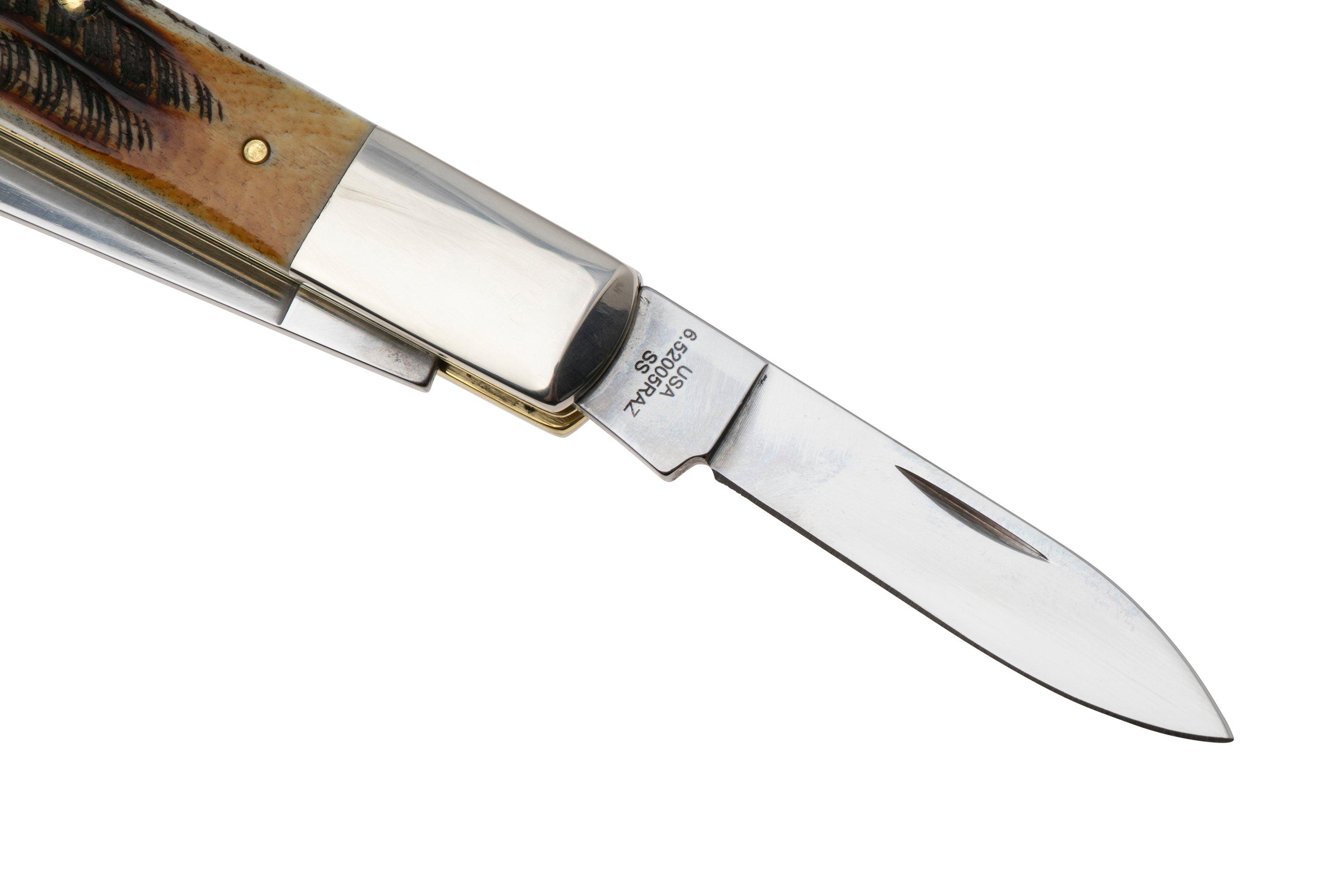 Case Razor 65338, 6.5 BoneStag 6.52005RAZ SS, pocket knife ...