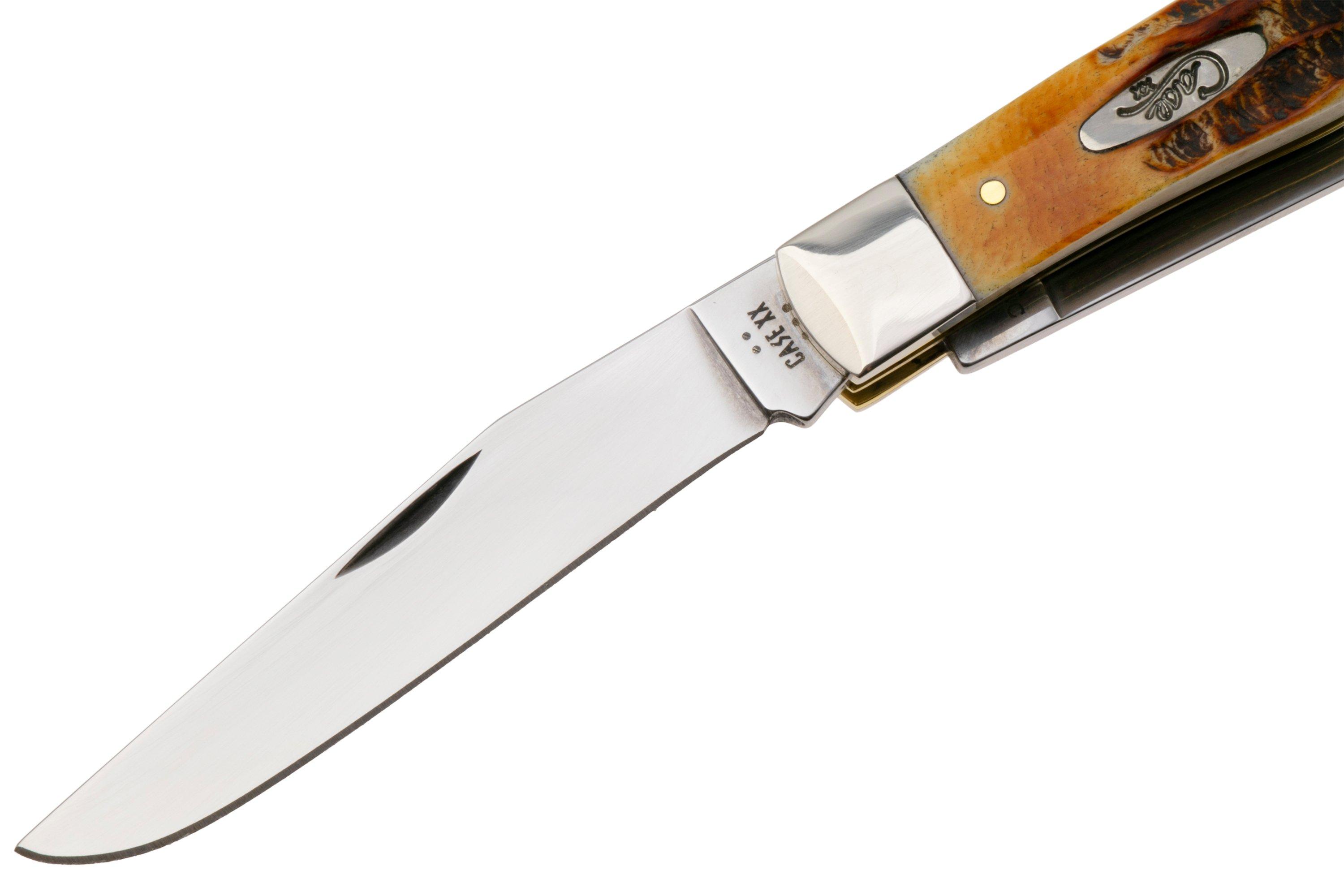 Case Trapper 6.5 BoneStag, 65345, 6.5254C Stainless Steel Taschenmesser ...