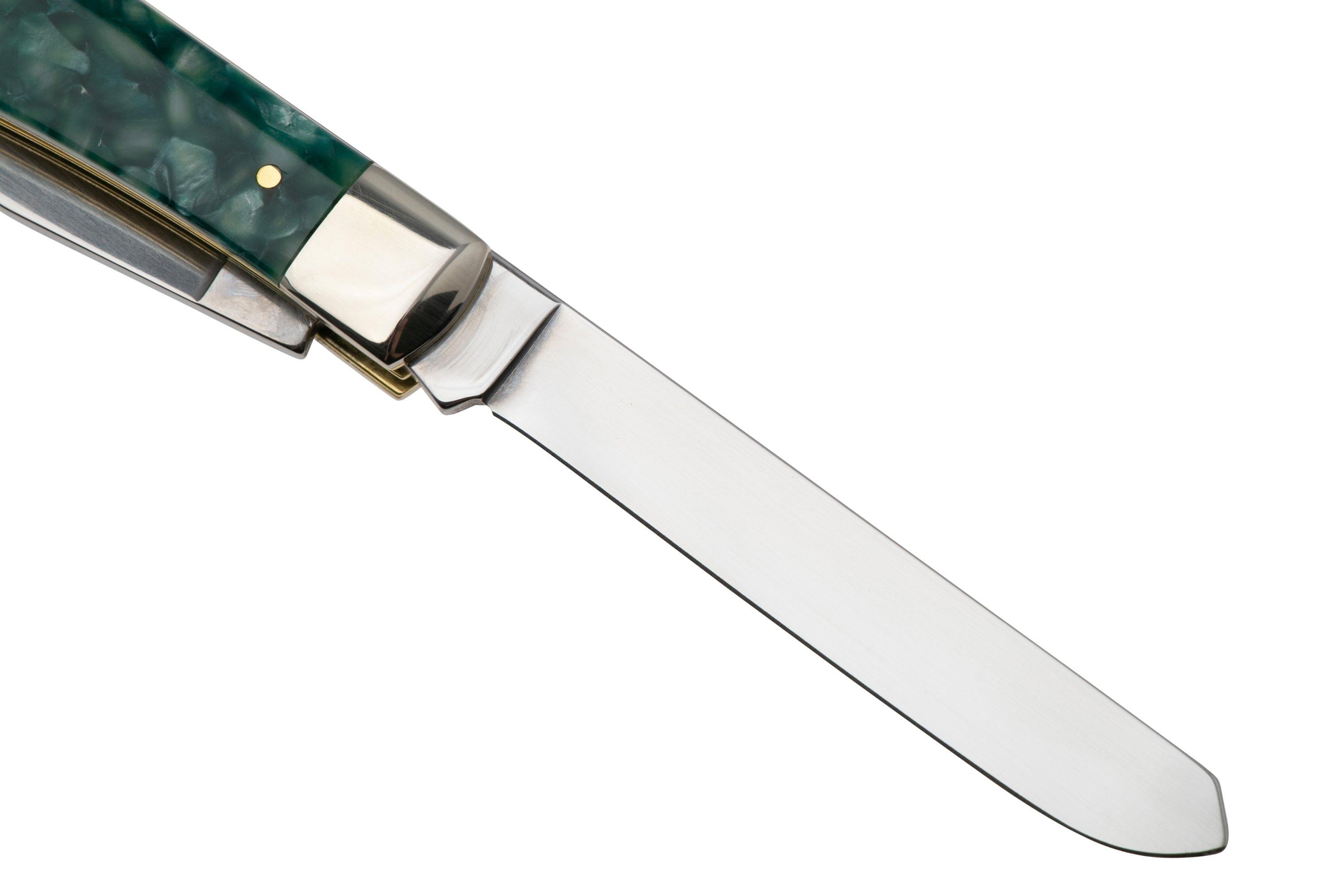 Case Trapper 71380 SparXX, Smooth Green Kirinite 10254 pocket knife ...