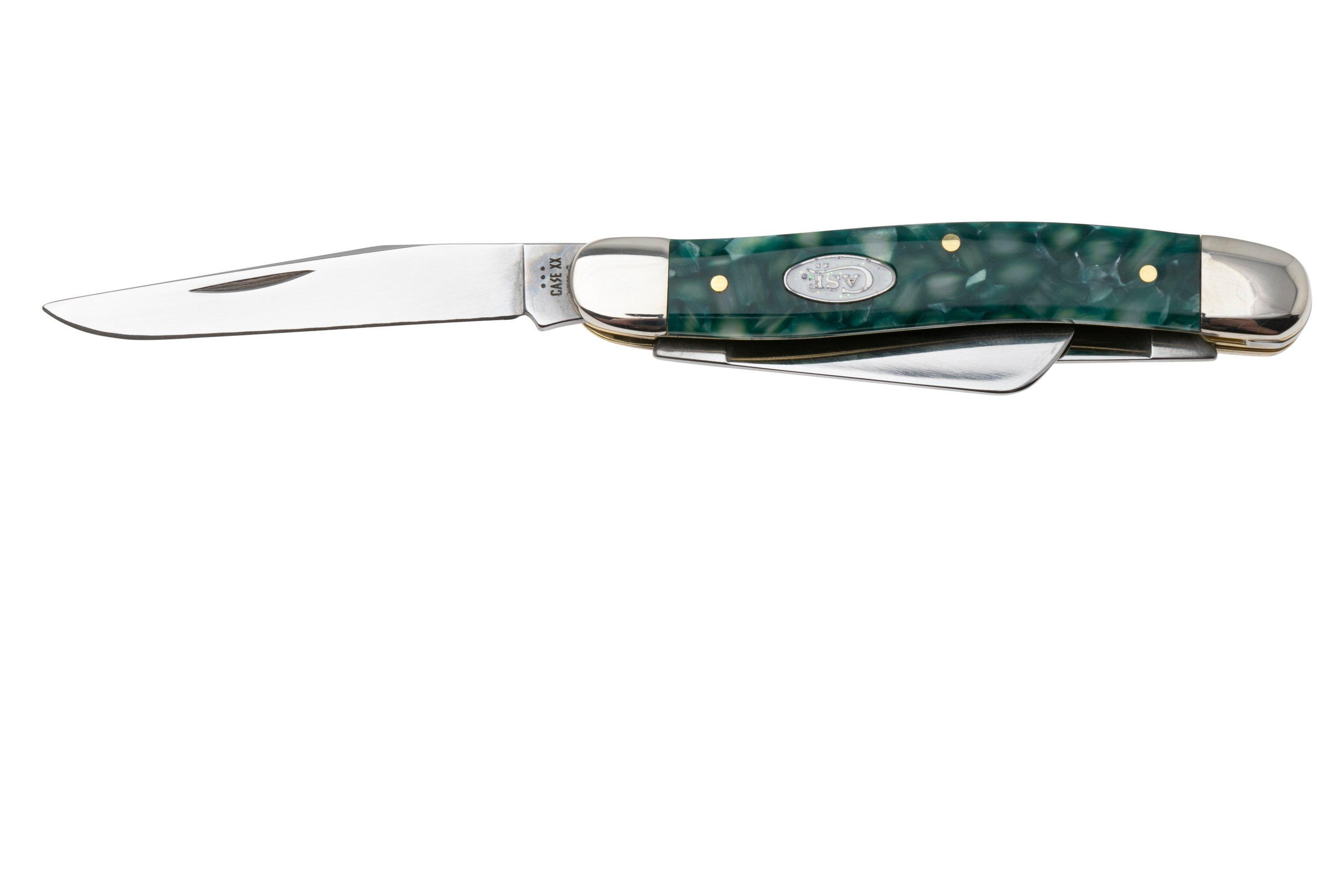 Case Medium Stockman 71382 SparXX, Smooth Green Kirinite 10318 coltello ...