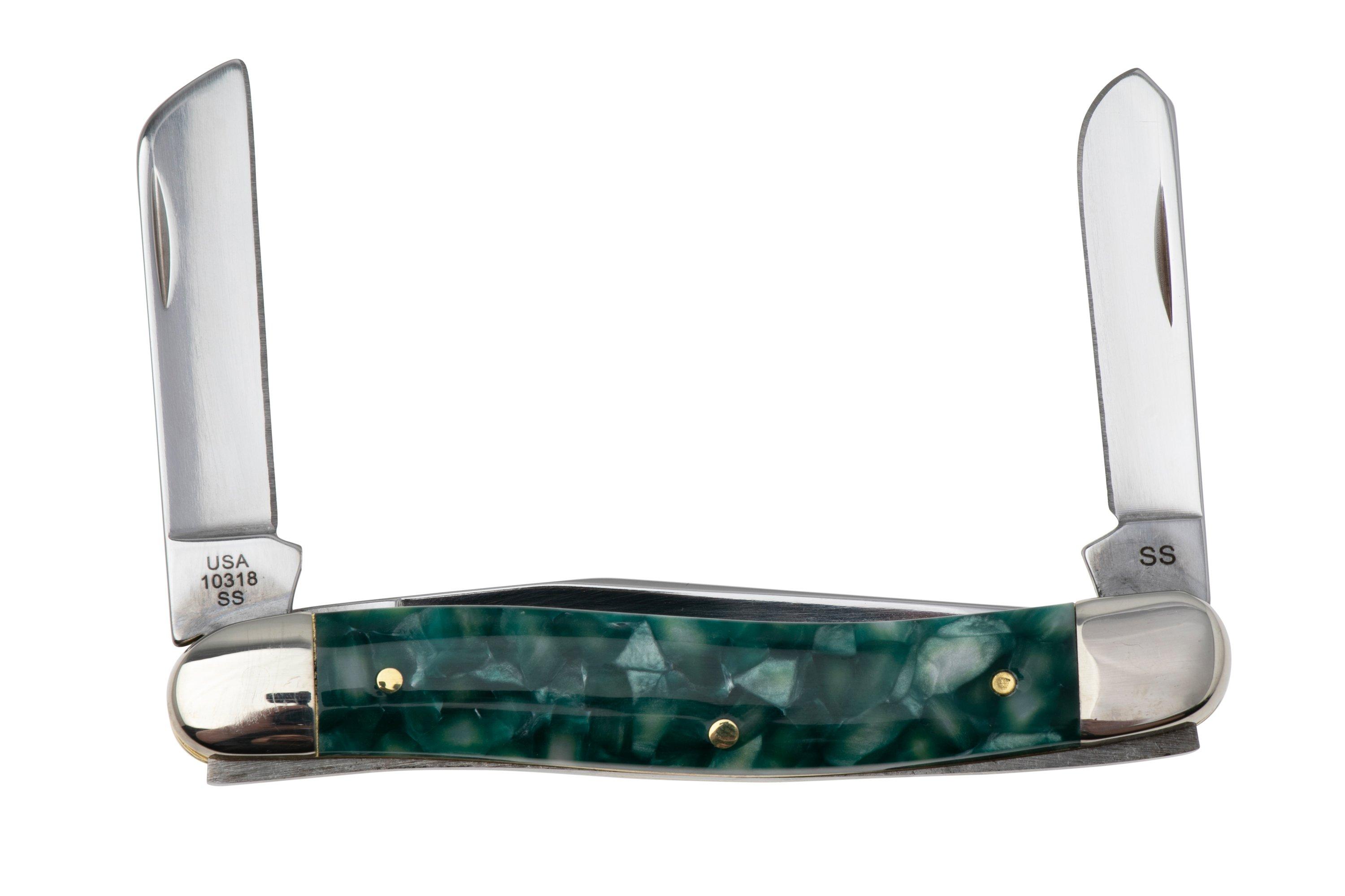 Case Medium Stockman 71382 SparXX, Smooth Green Kirinite 10318 coltello ...