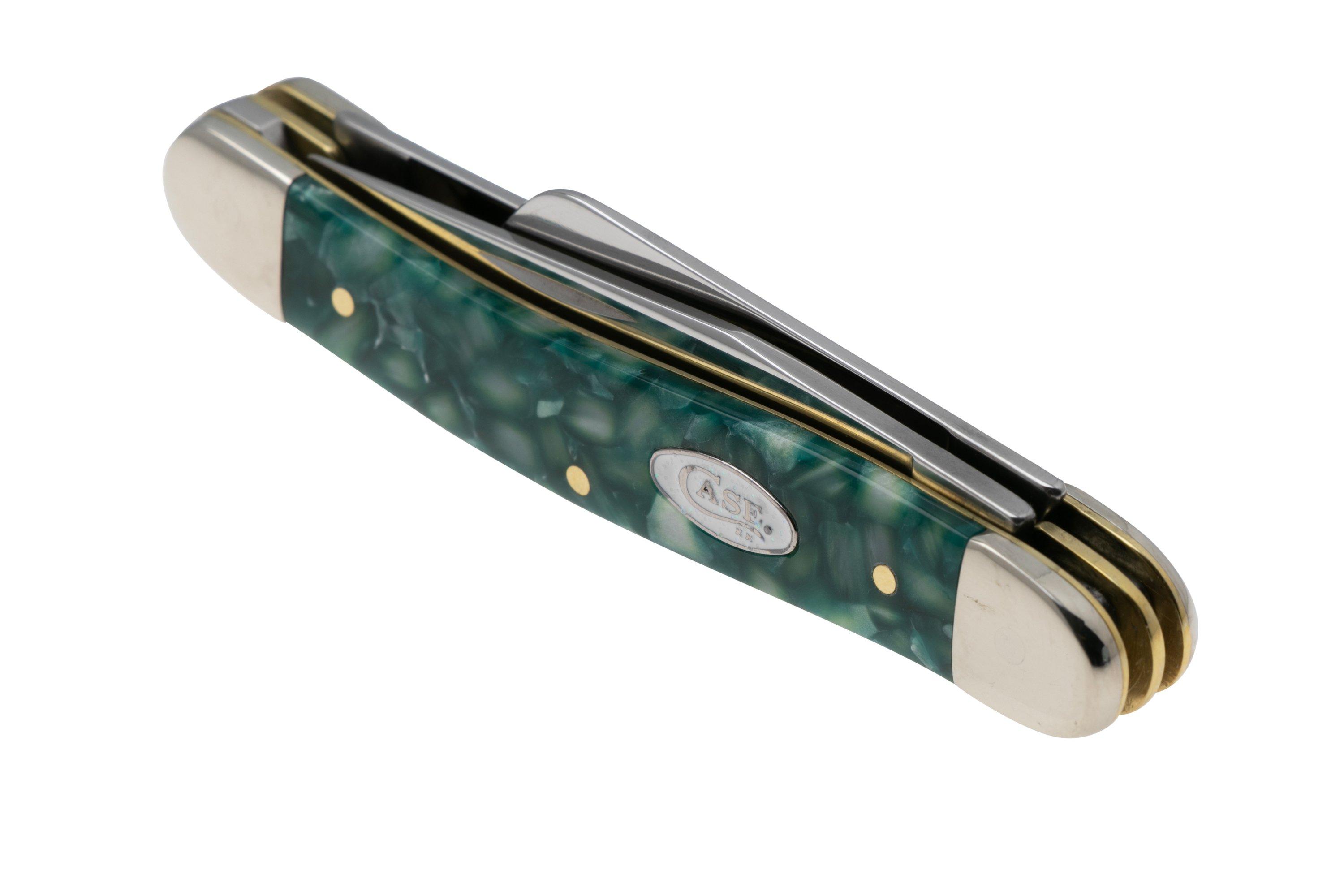 Case Medium Stockman 71382 SparXX, Smooth Green Kirinite 10318 coltello ...
