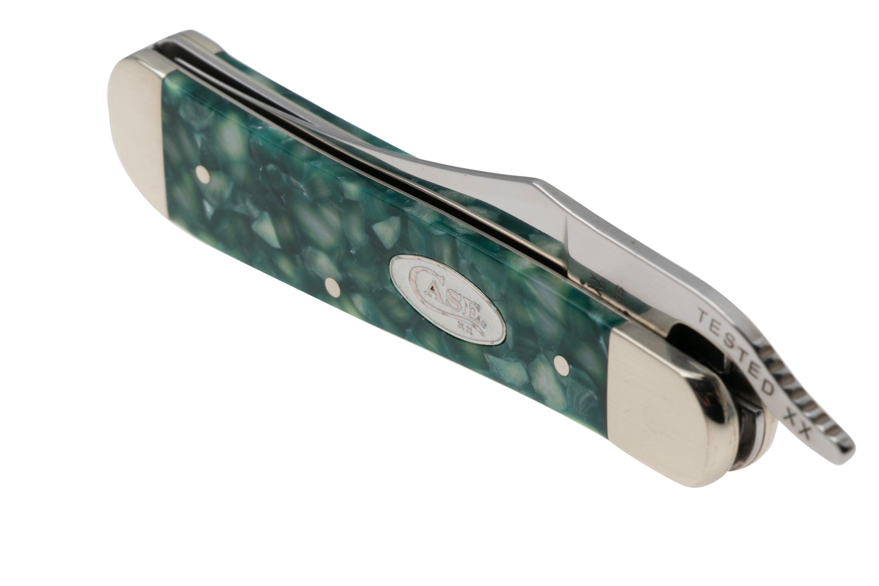 Case Russlock 71383 SparXX, Smooth Green Kirinite 101953L pocket knife ...