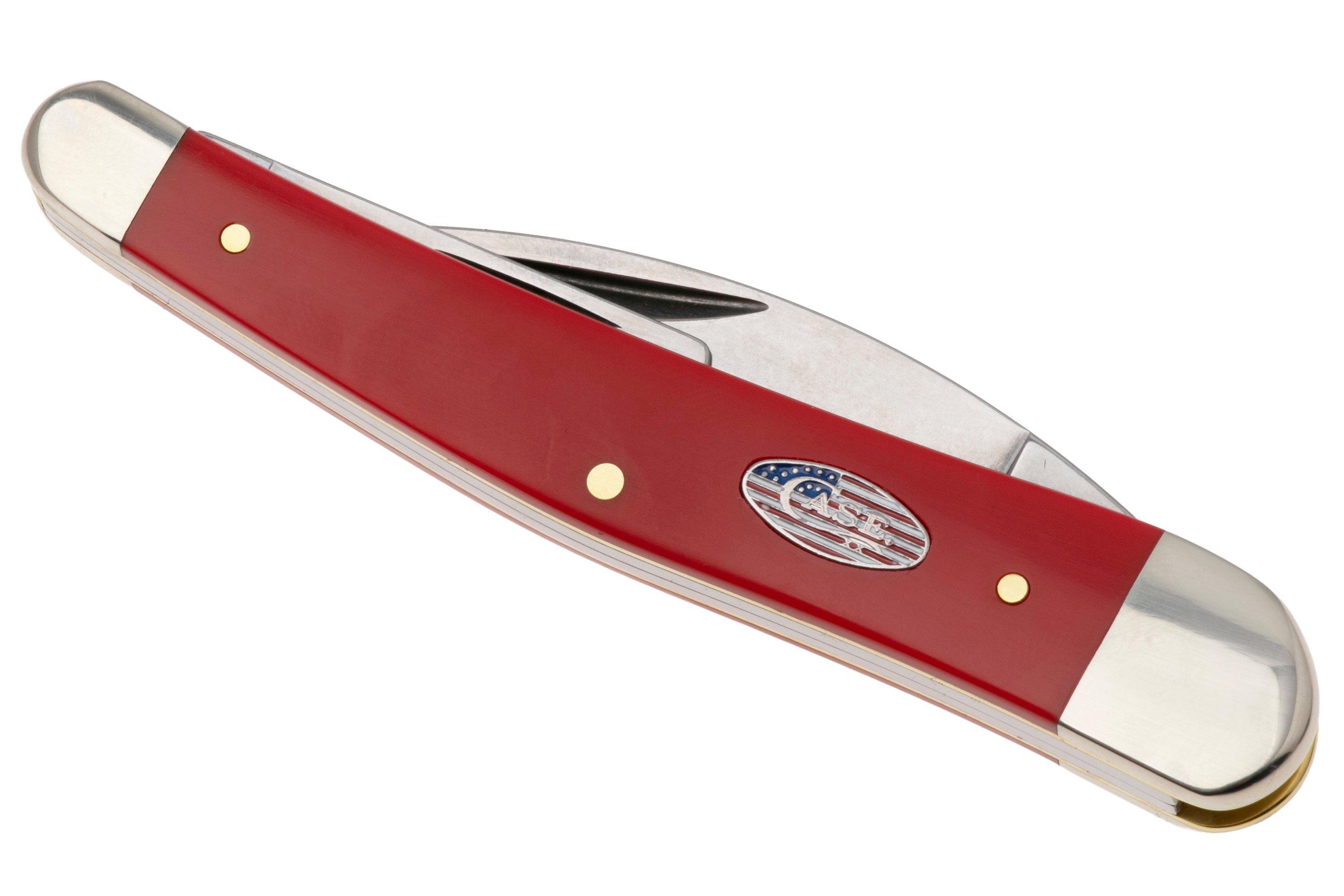 Case Seahorse Whittler, American Workman Smooth Red Synthetic, 73938 ...