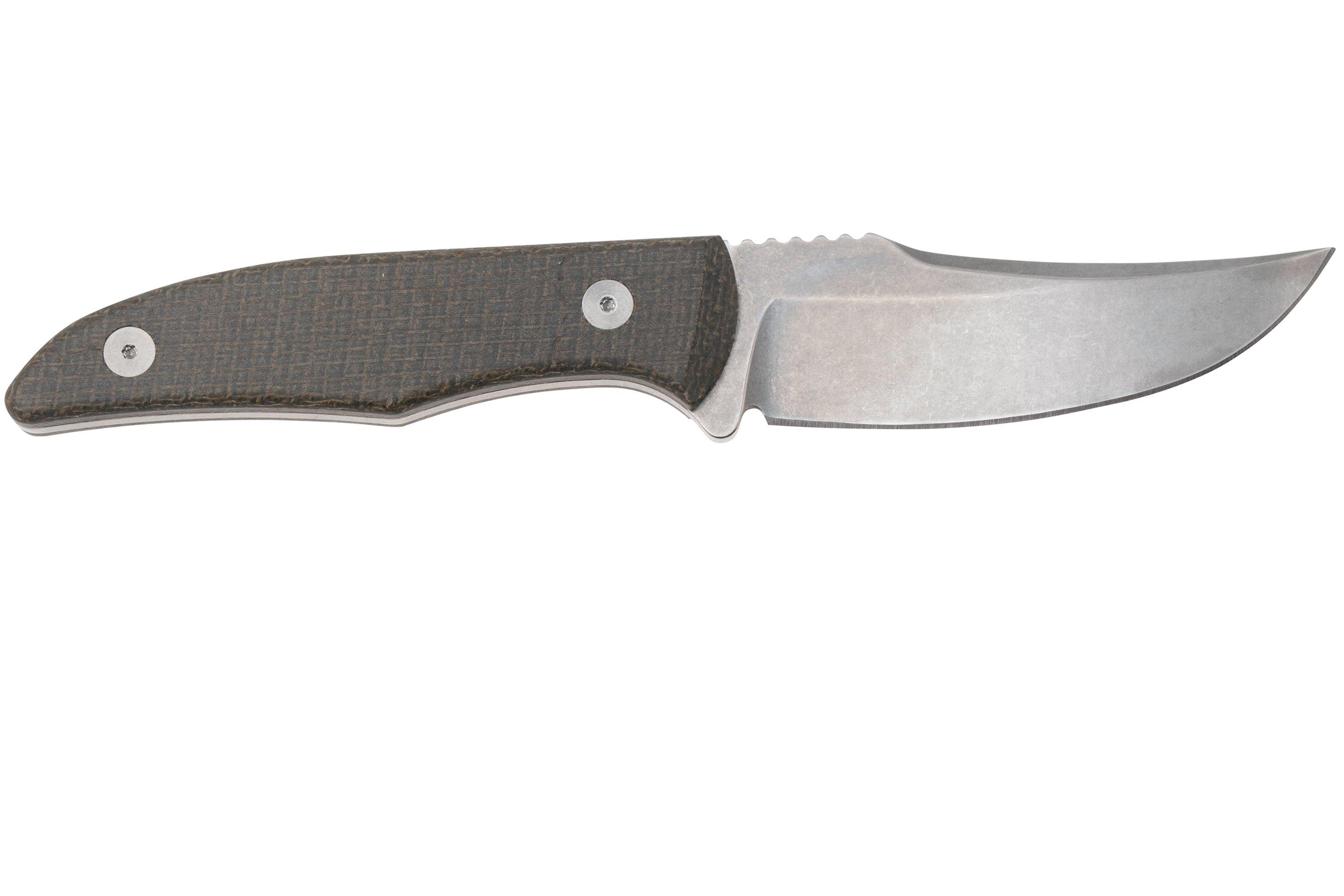 Case Hunter CT1, 76935 Stonewashed Nitro V Green Burlap Micarta ...