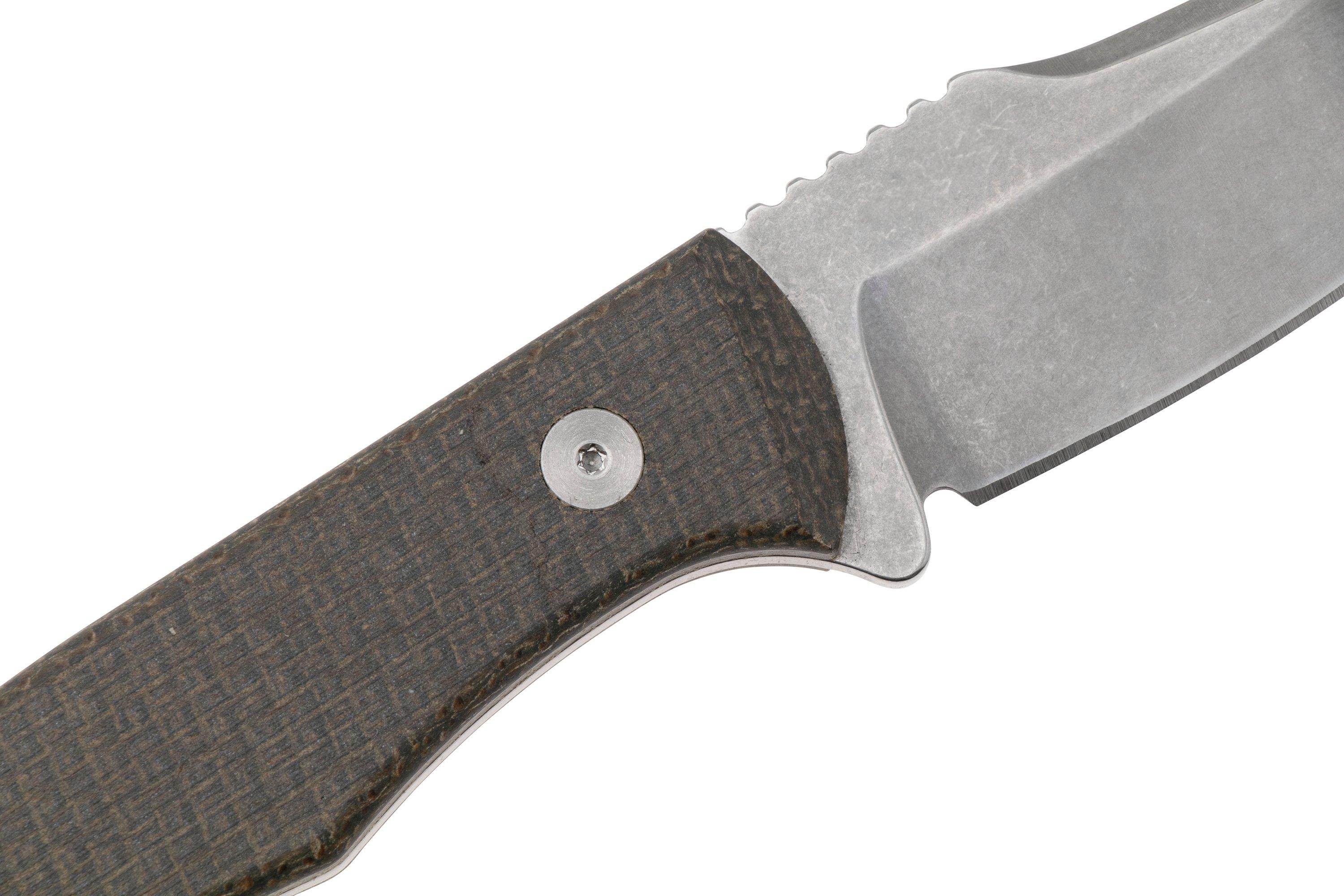 Case Hunter CT1, 76935 Stonewashed Nitro V Green Burlap Micarta ...