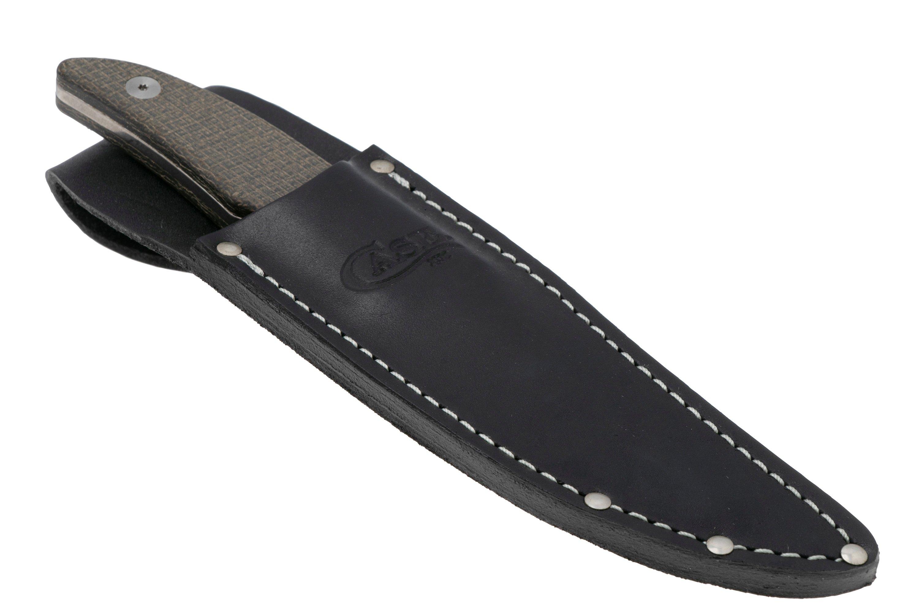Case Hunter CT1, 76935 Stonewashed Nitro V Green Burlap Micarta ...