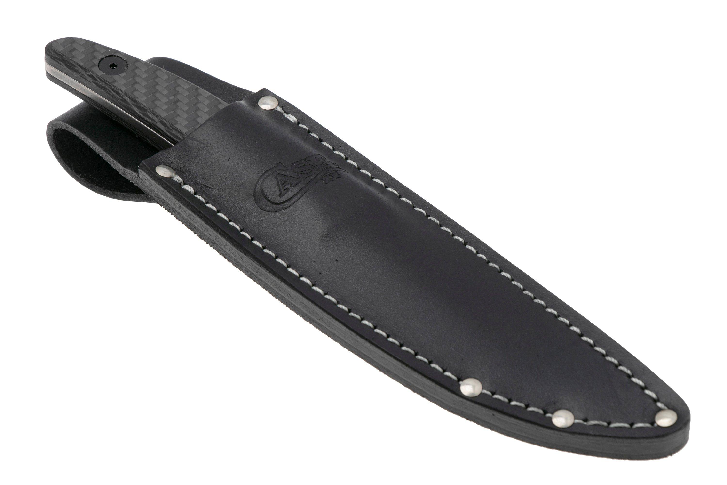 Case Hunter CT2, 76936 Stonewashed S35VN Black Carbon, hunting knife ...