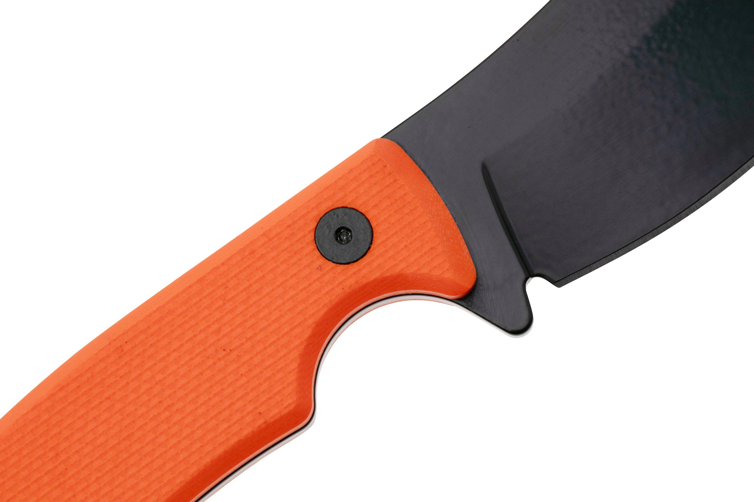 Case Hunter CT3, 76937 Black 1095 CS, Orange G-10, hunting knife ...