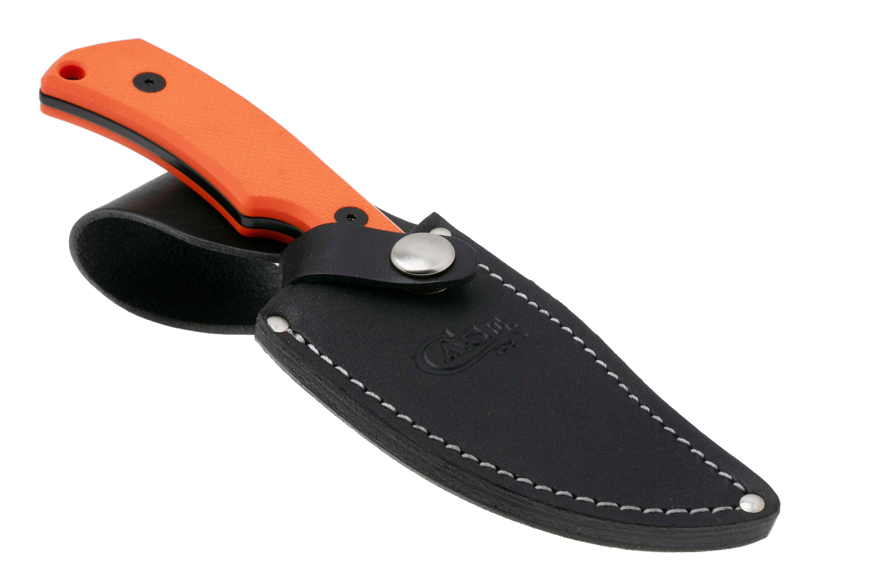 Case Hunter CT3, 76937 Black 1095 Carbon Steel, Orange G-10, Jagdmesser ...