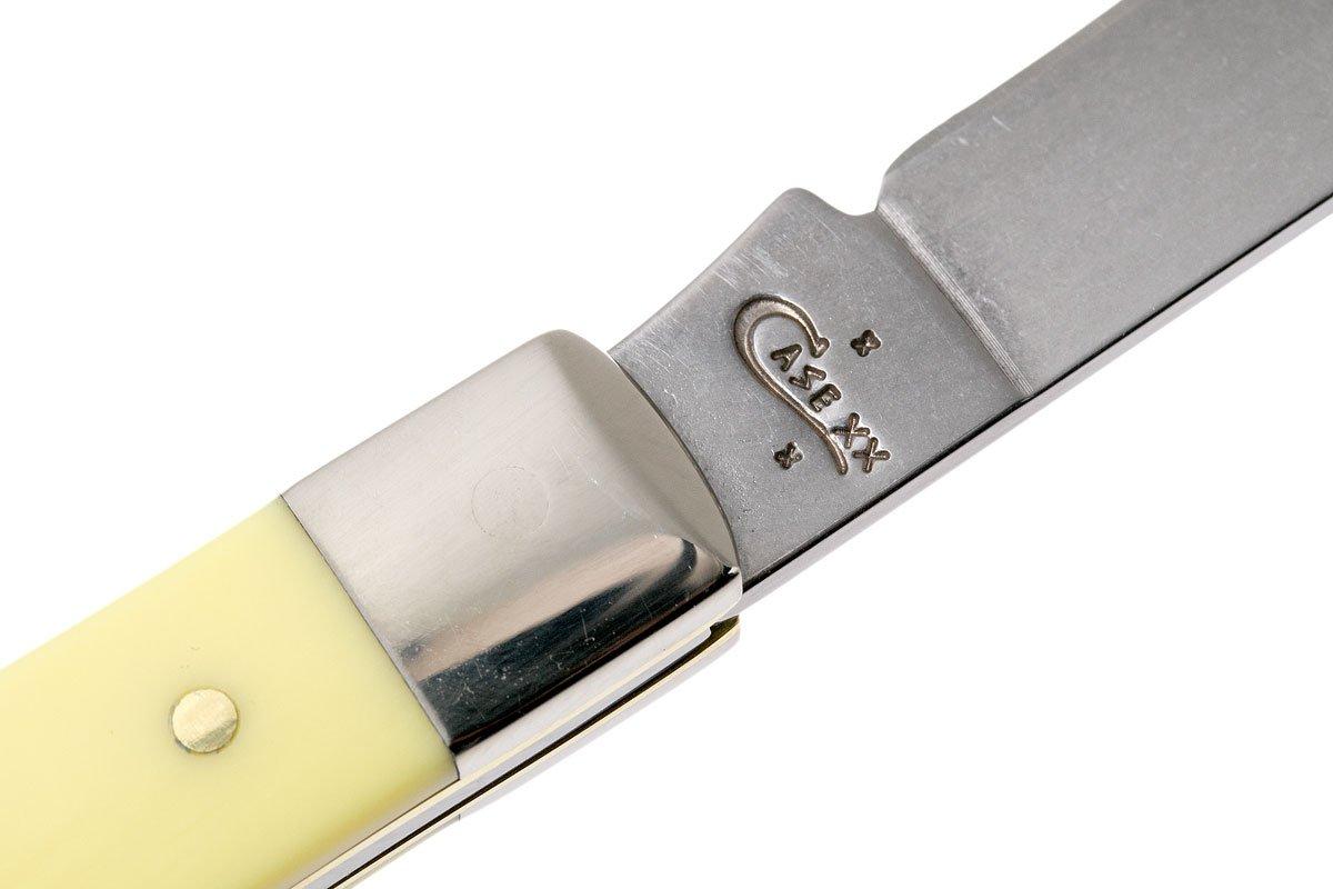 Case Slimline Trapper Yellow Synthetic, 80031, 31048 SS pocket knife ...