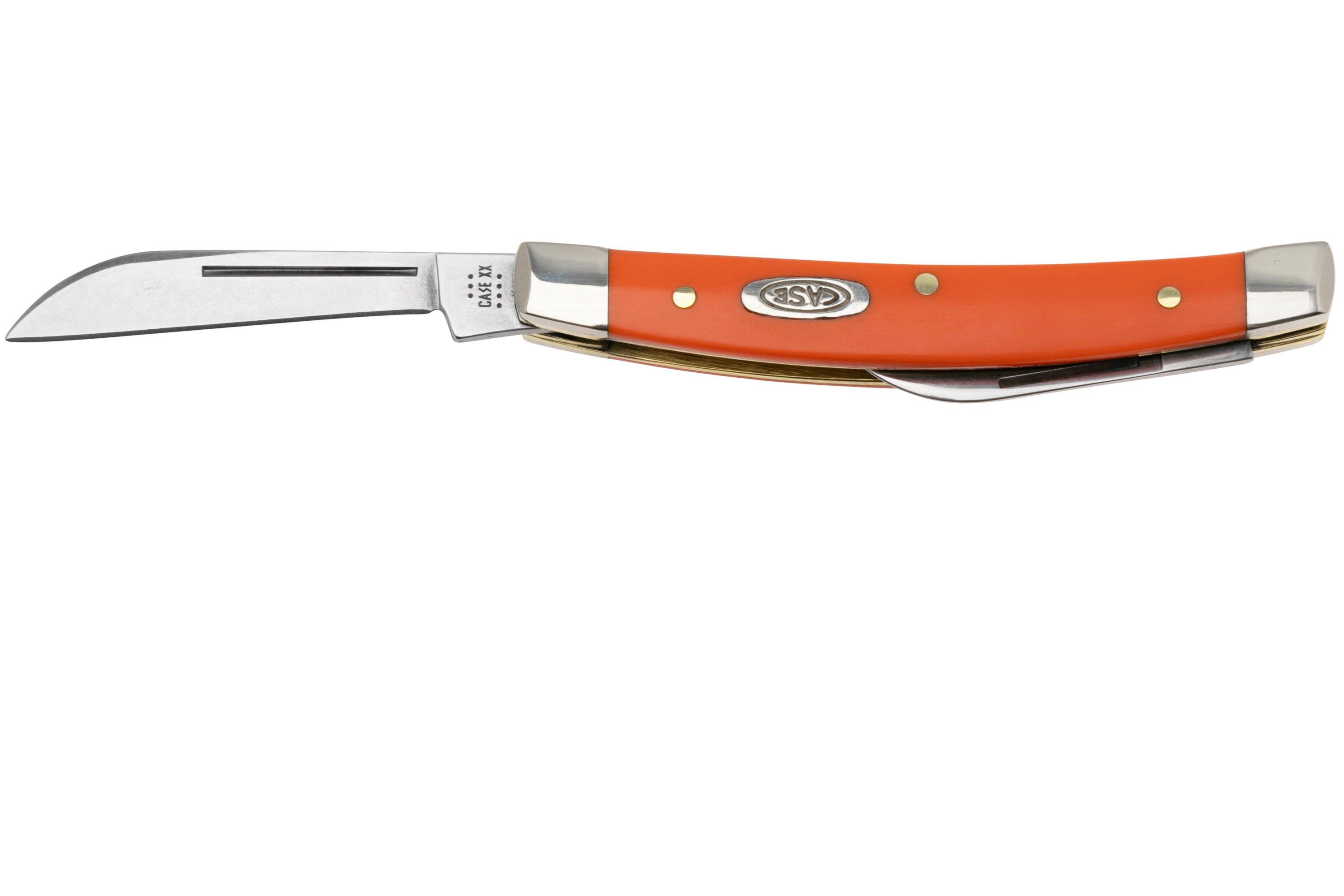 Case Small Congress 80516 Smooth Orange Synthetic 4268 SS pocket knife ...