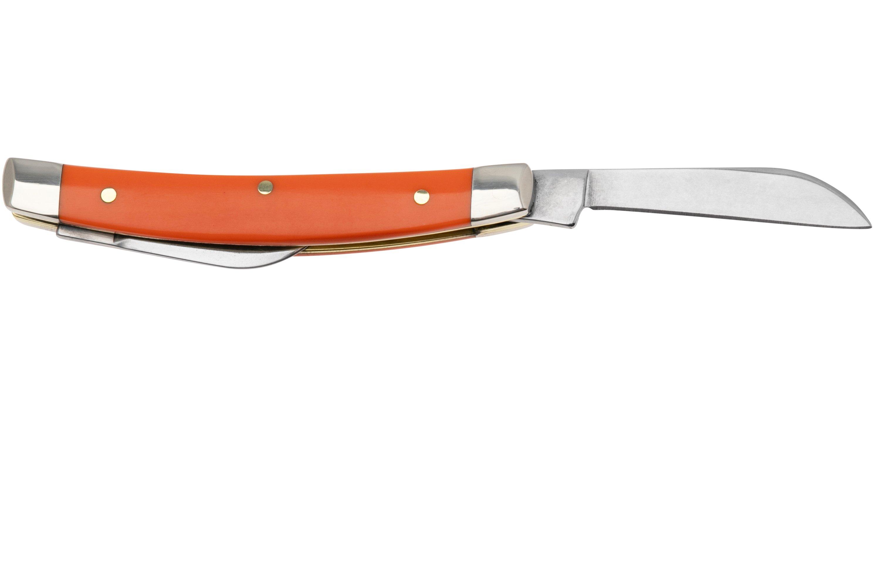 Case Small Congress 80516 Smooth Orange Synthetic 4268 SS pocket knife ...