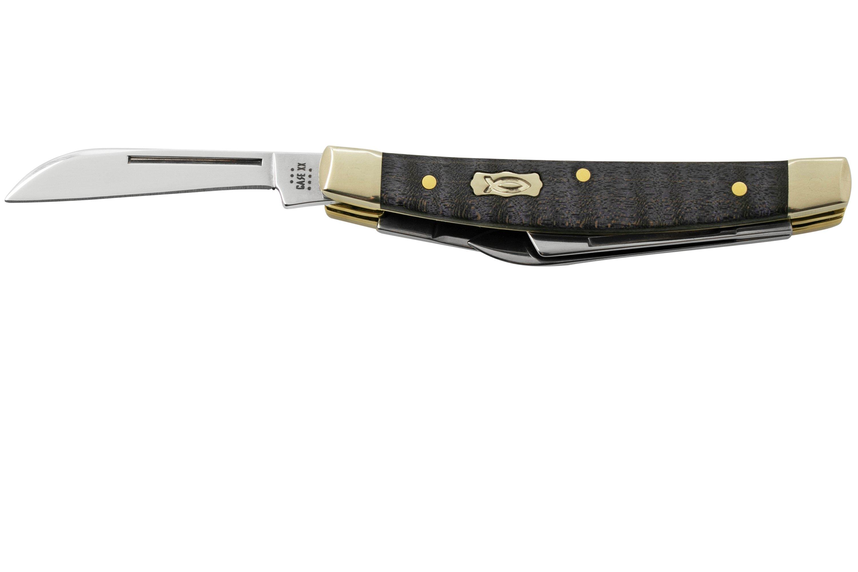 Case Small Congress 80548, 7468 SS, Smooth Purple Curly Maple, zakmes ...