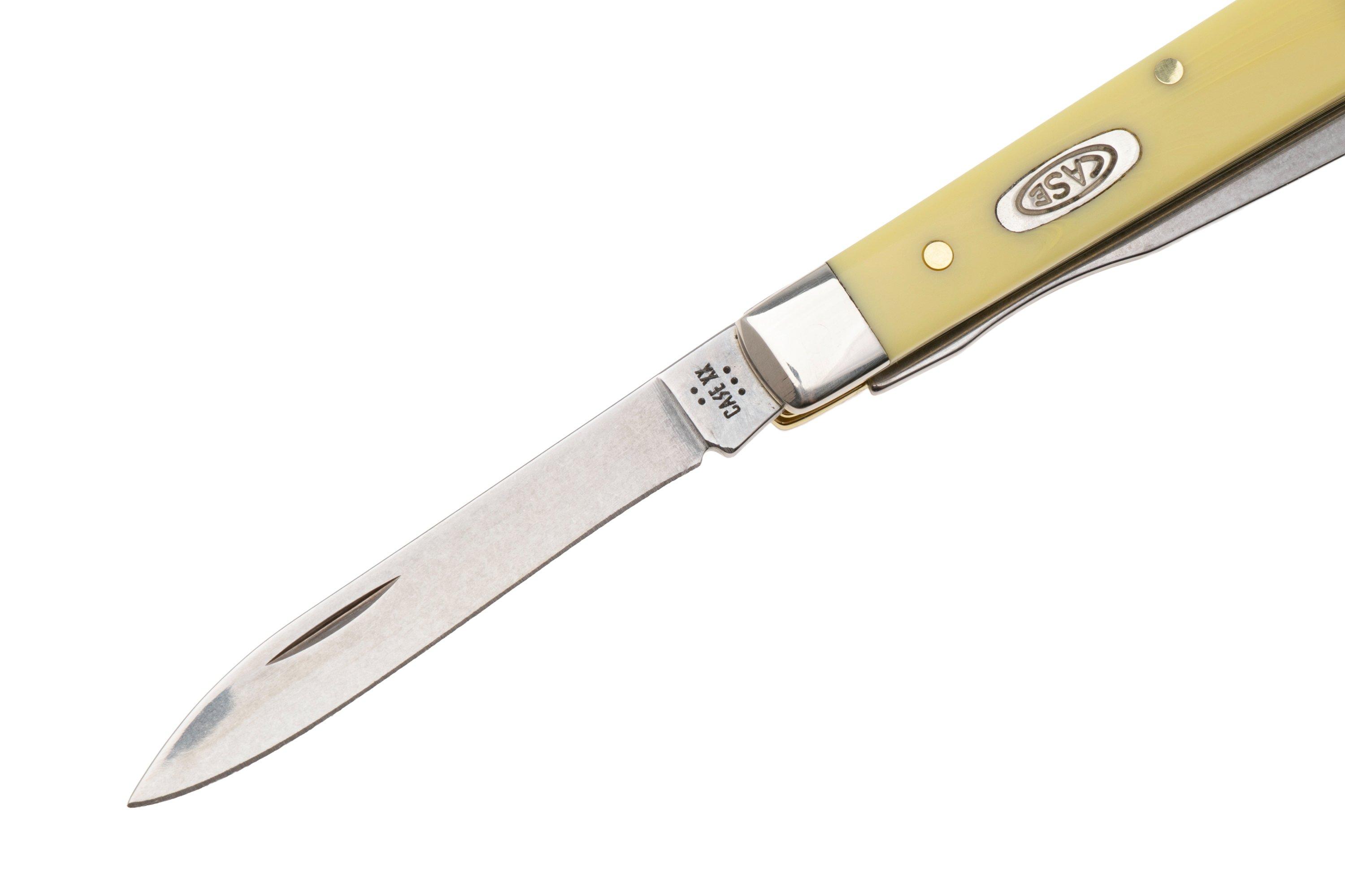 Case Baby Doc Smooth Yellow Synthetic, 81087, 3282SP SS pocket knife ...