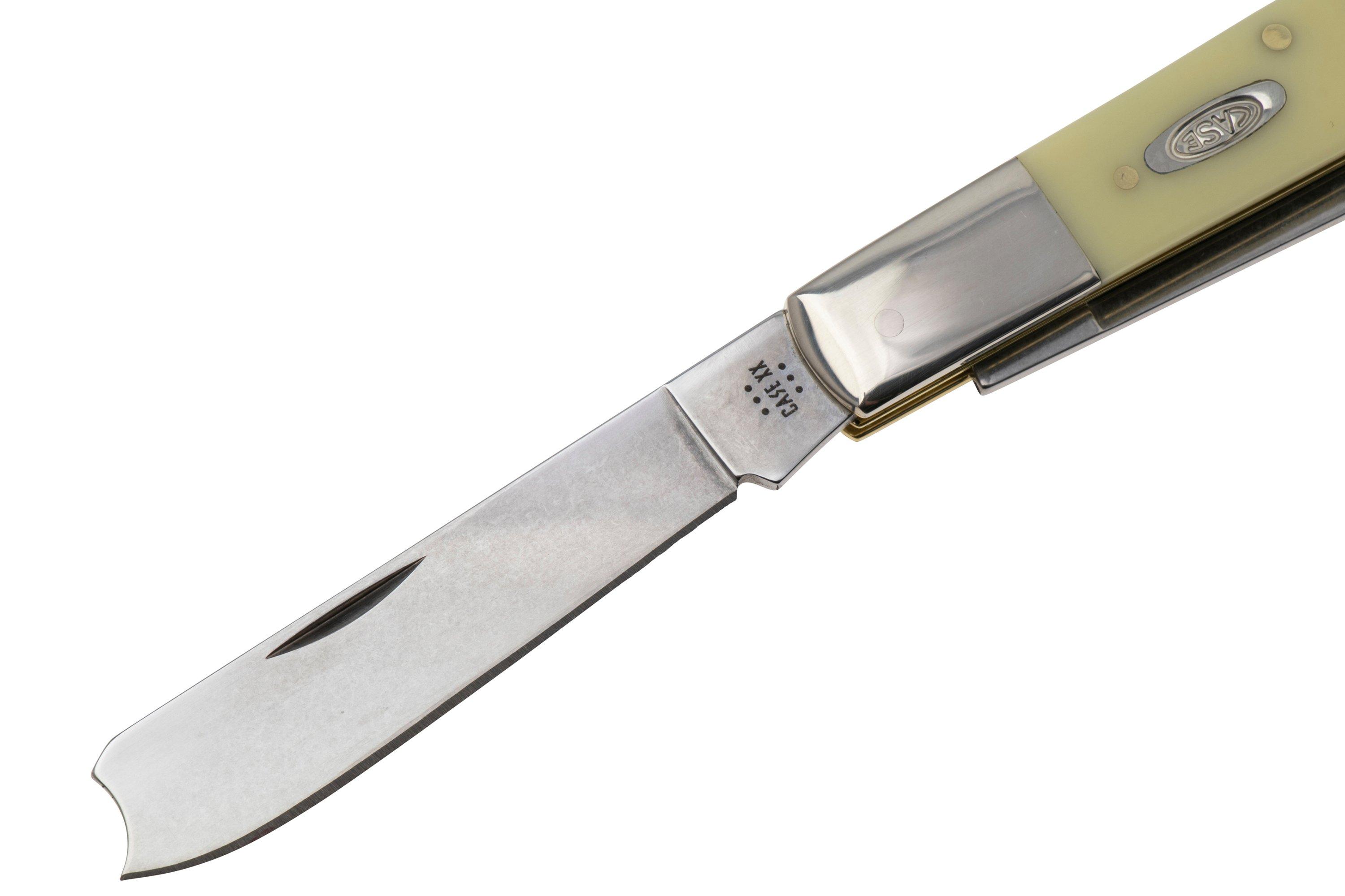 Case Razor 81088 Smooth Yellow Synthetic 32005RAZ SS, pocket knife ...