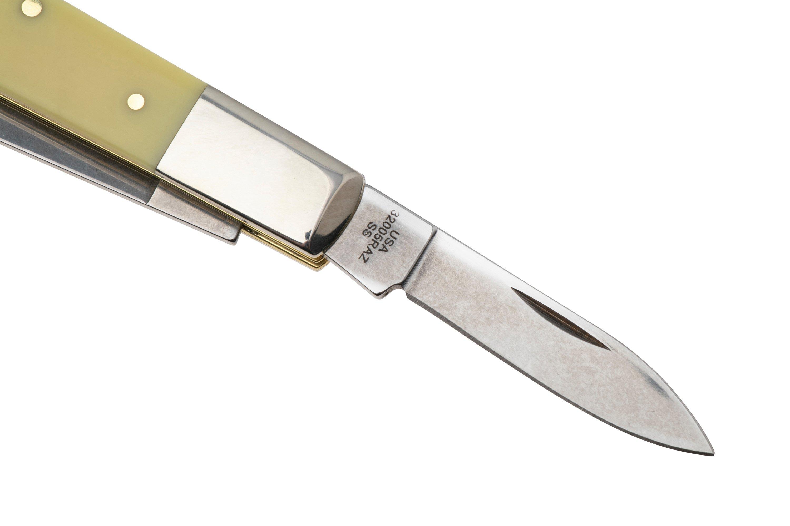 Case Razor 81088 Smooth Yellow Synthetic 32005RAZ SS, pocket knife ...