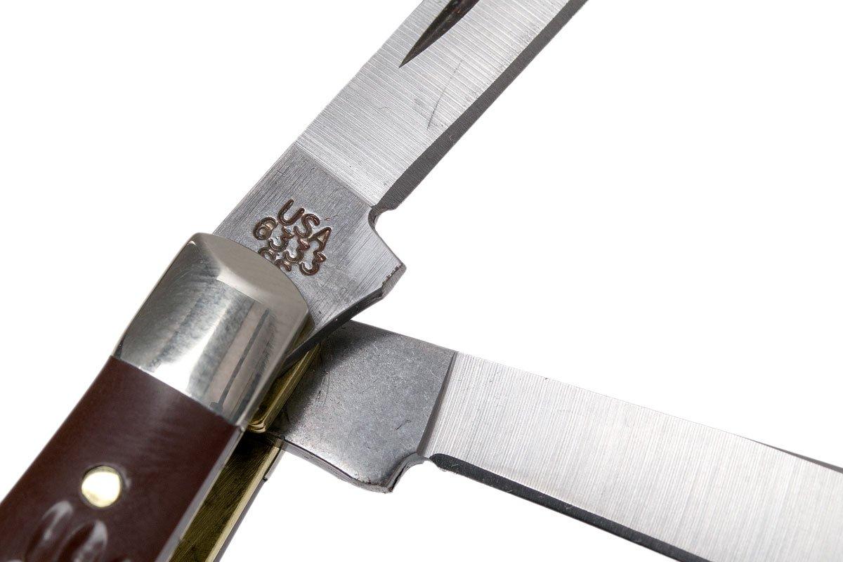 Case Small Stockman Brown Synthetic, 00081, 6333 SS pocket knife ...