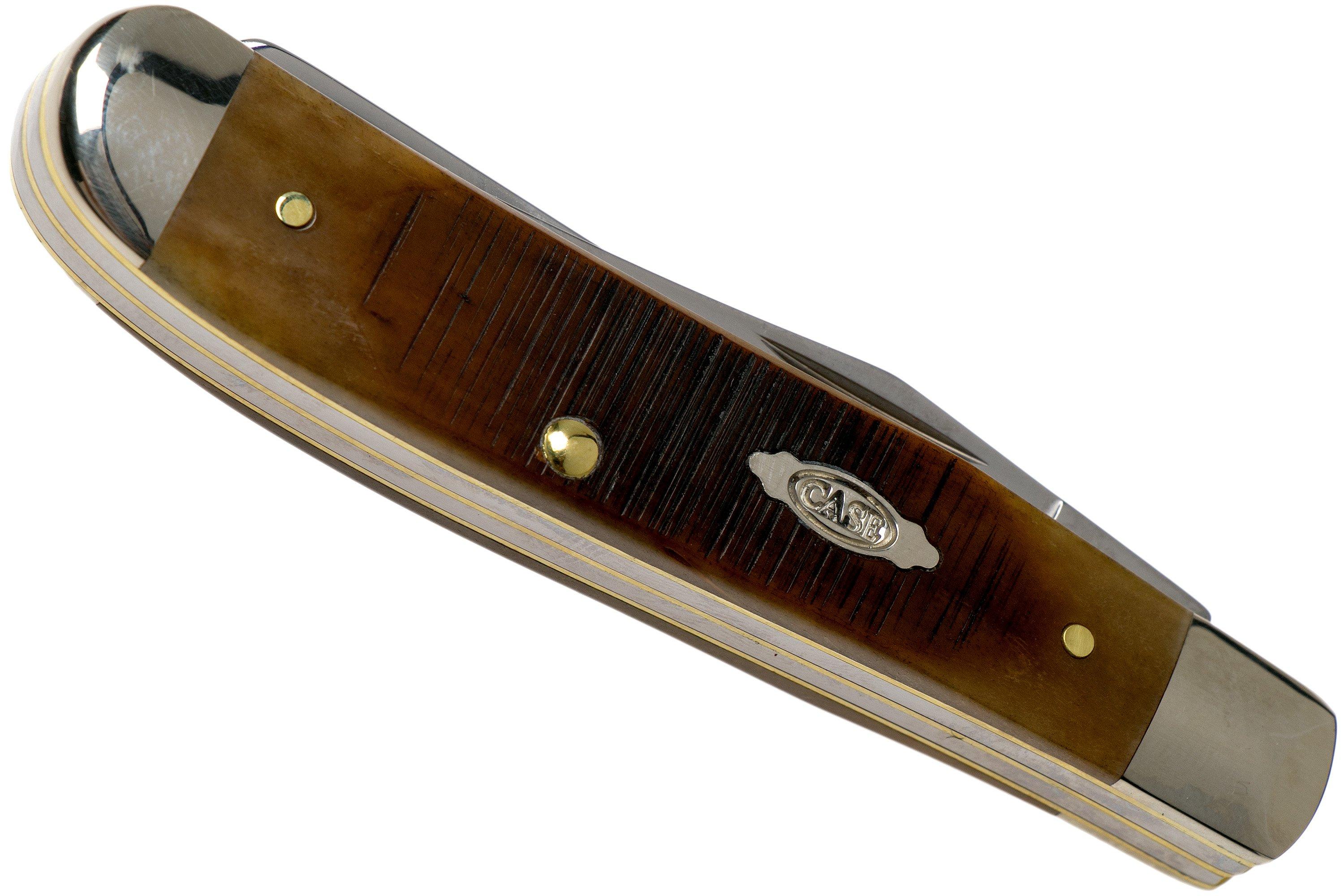 Case Mini Trapper Dark Molasses Bone, Sawcut, 83141, 6207 SS pocket ...