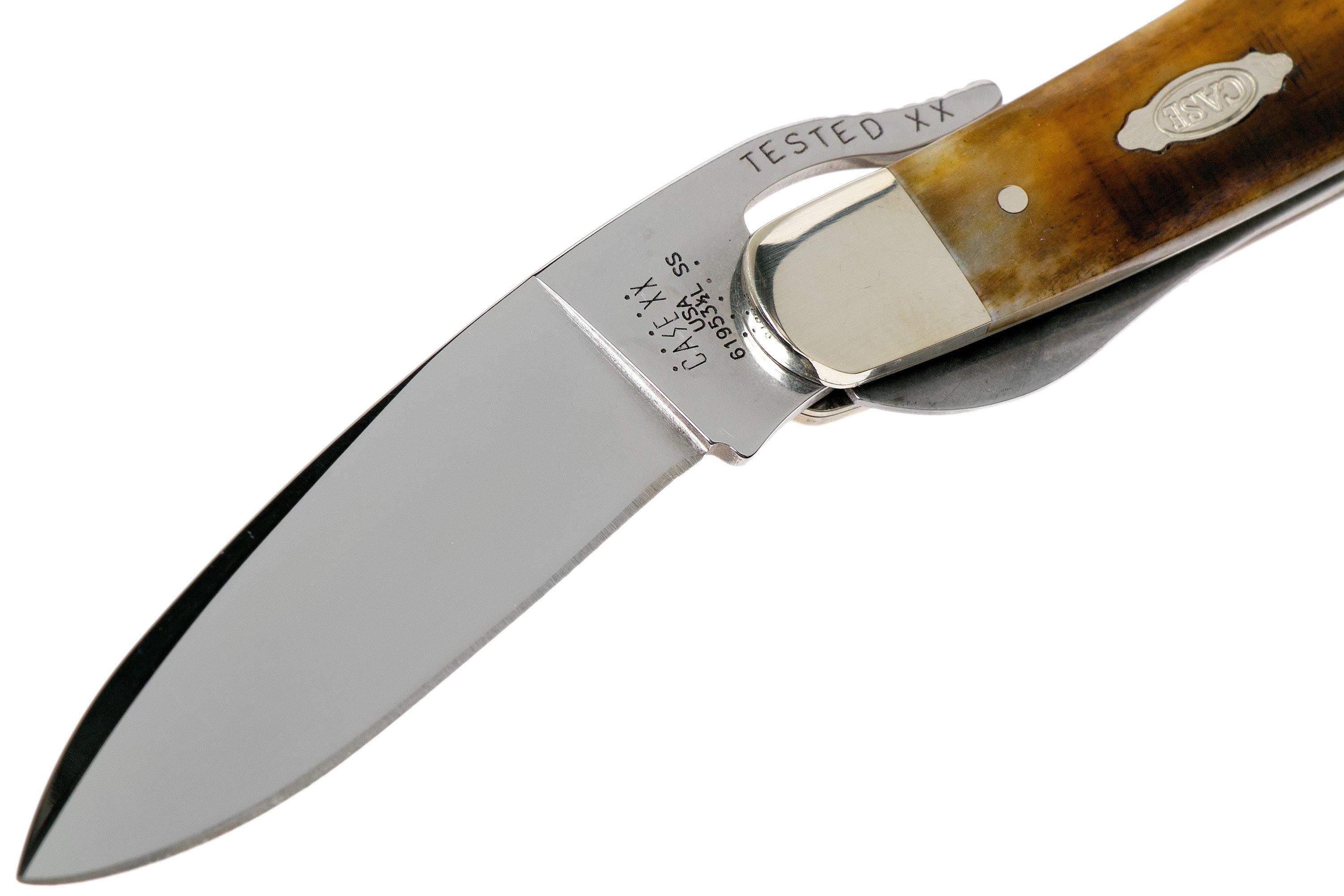 Case Russlock Dark Molasses Bone, Sawcut, 83144, 61953 1/2L SS pocket ...