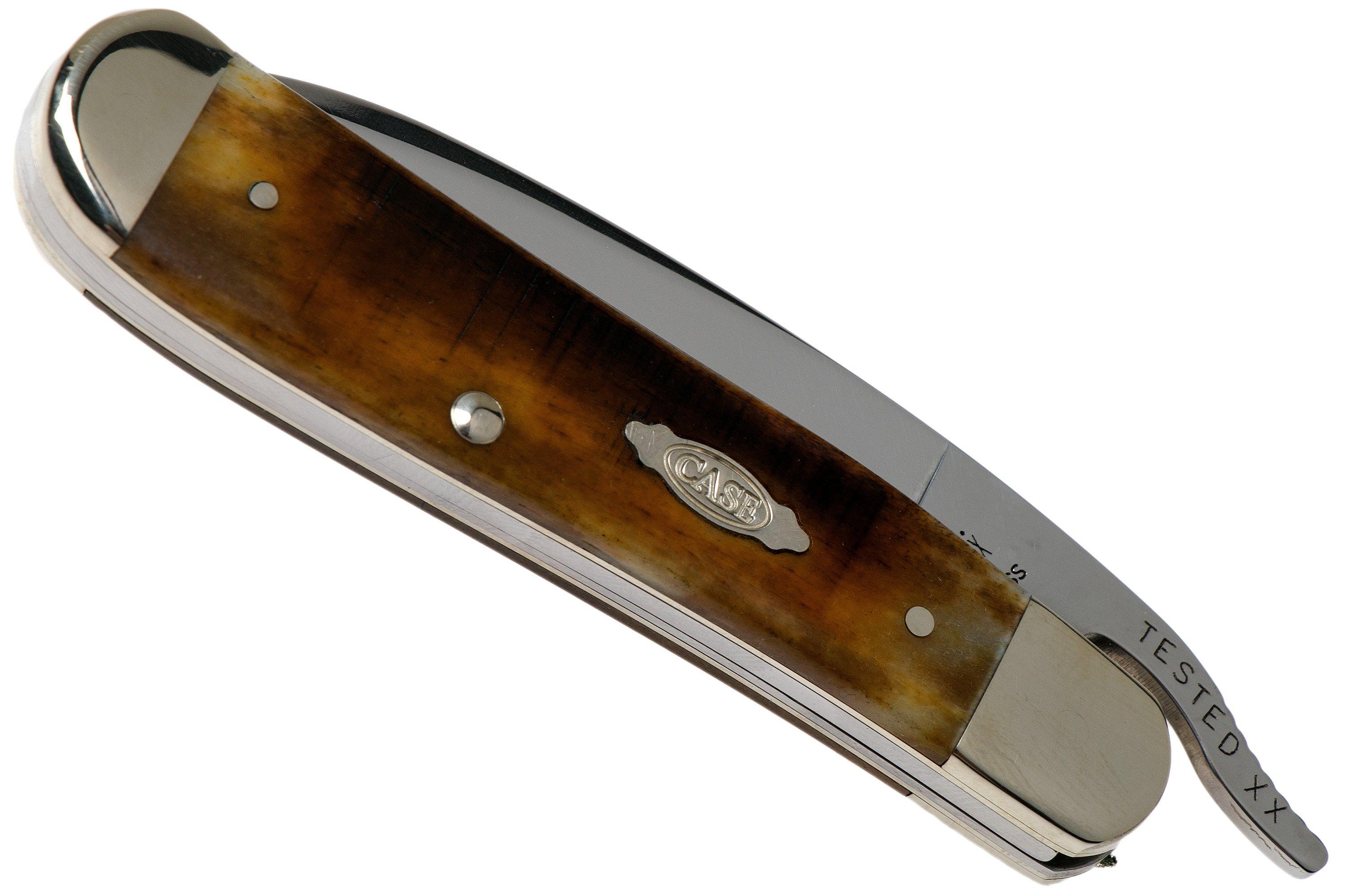 Case Russlock Dark Molasses Bone, Sawcut, 83144, 61953 1/2L SS pocket ...