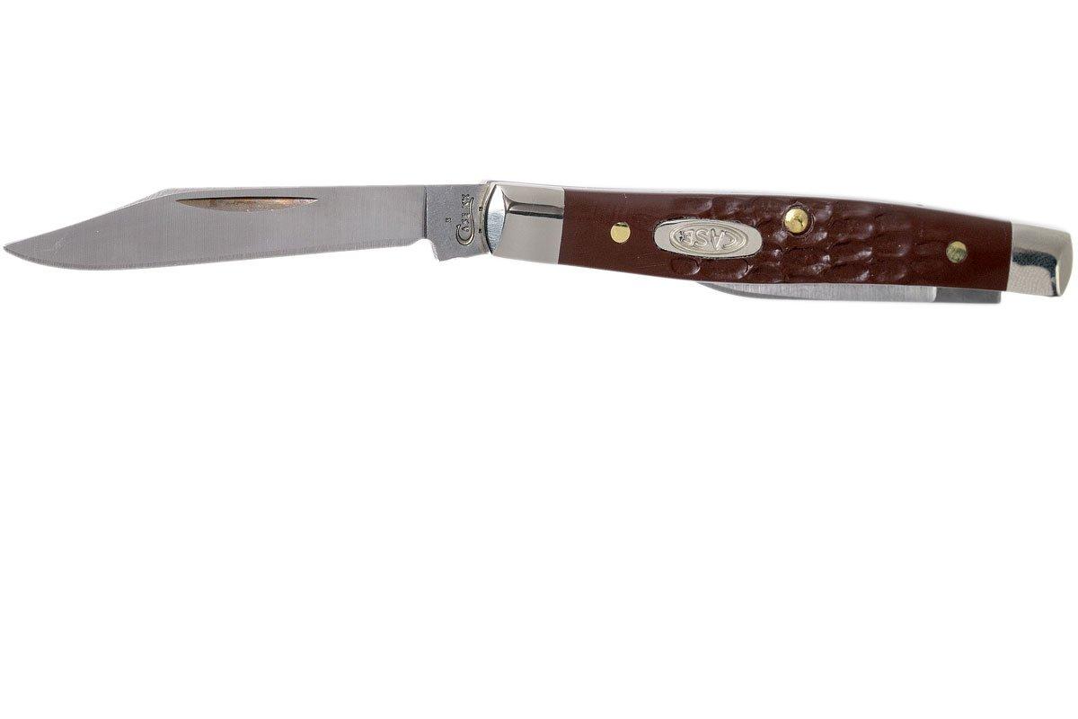 Case Small Pen Knife Brown Synthetic, 00083, 6233 SS pocket knife ...