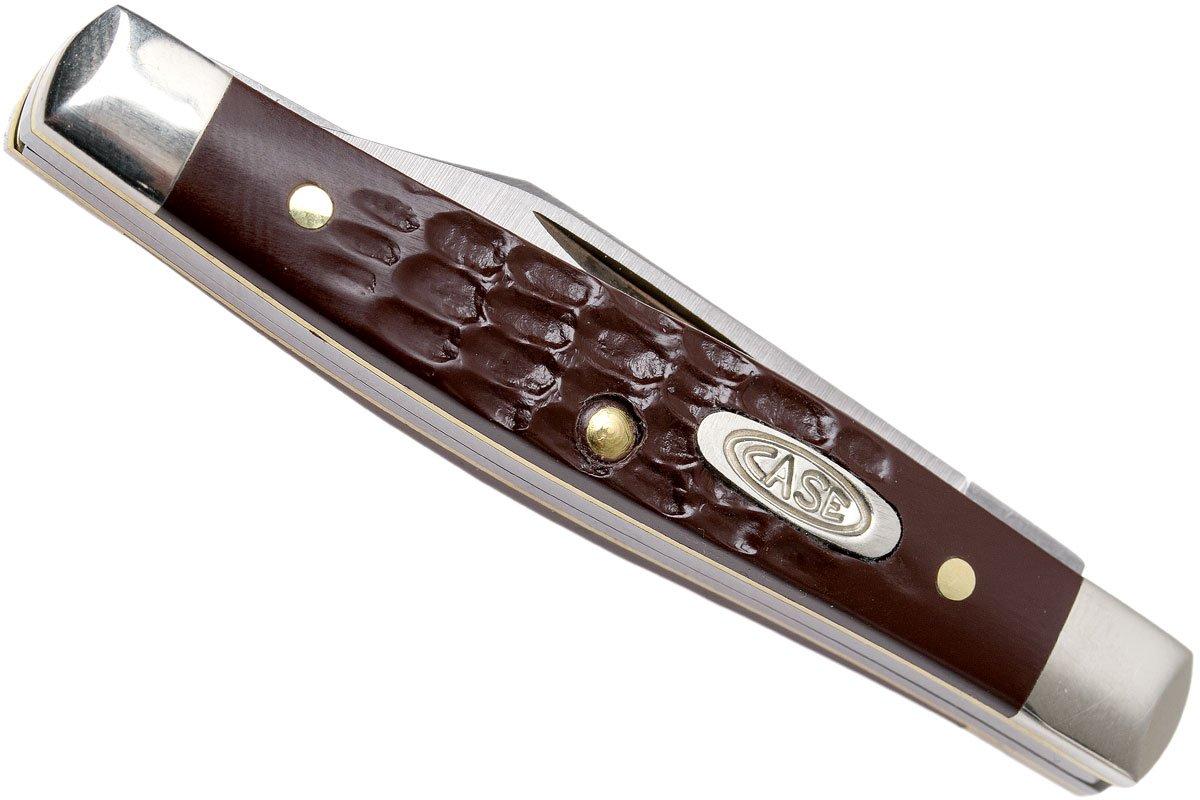 Case Small Pen Knife Brown Synthetic, 00083, 6233 SS pocket knife ...