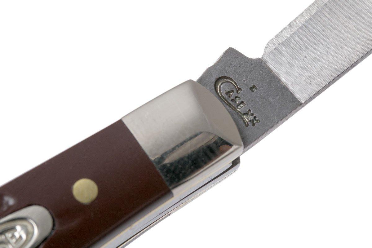 Case Small Pen Knife Brown Synthetic, 00083, 6233 SS pocket knife ...