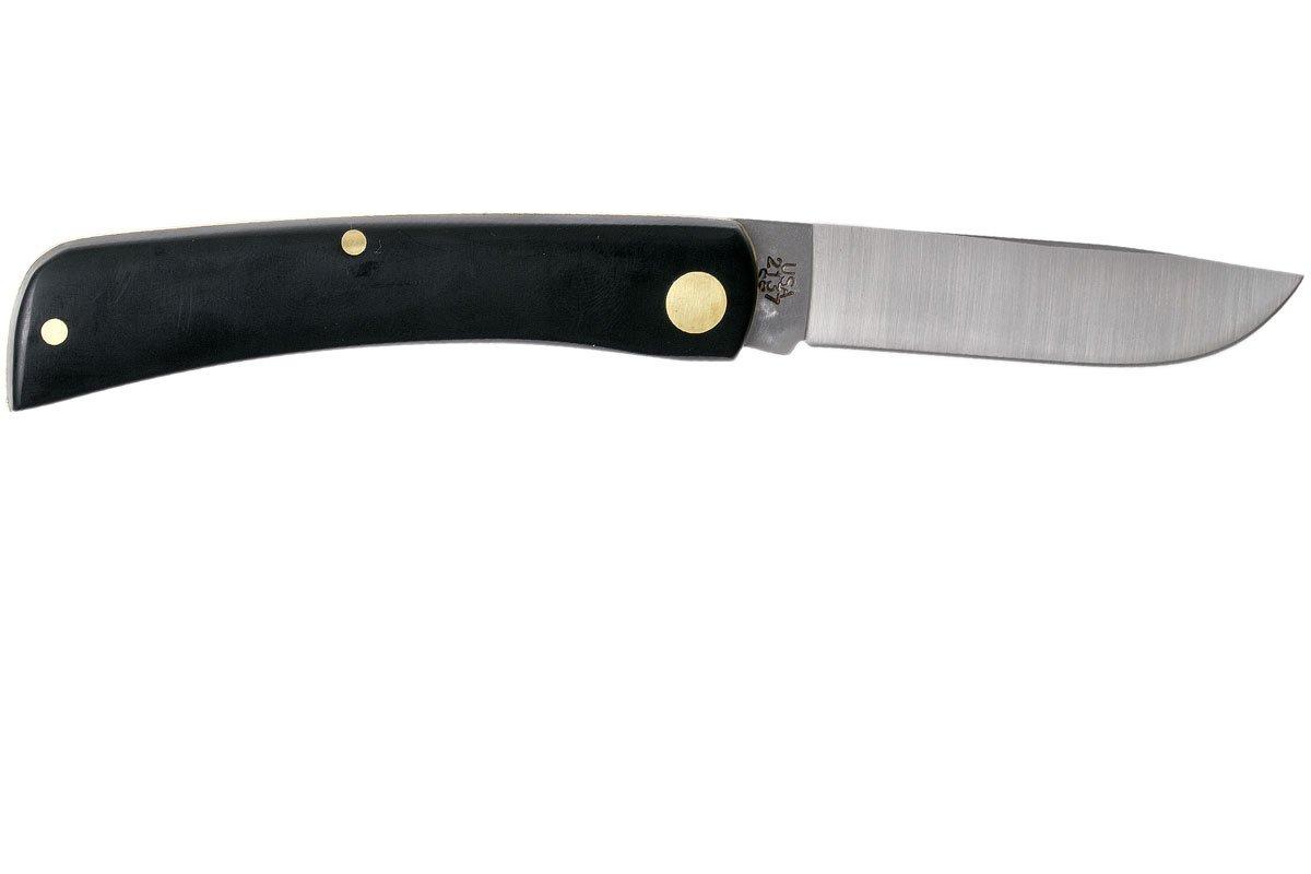 Case Sod Buster Jr. Jet Black Synthetic, 00095, 2137 SS pocket knife ...