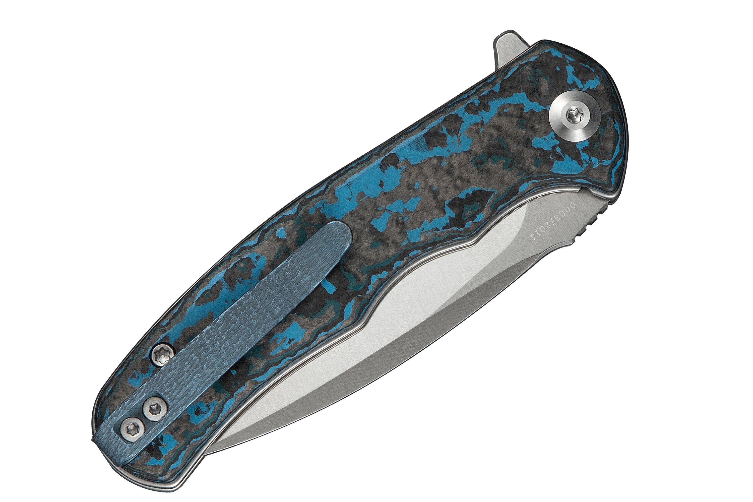 Civivi Mini Praxis C18026CB-1 Satin CPM S35VN, Arctic Storm Fat Carbon ...