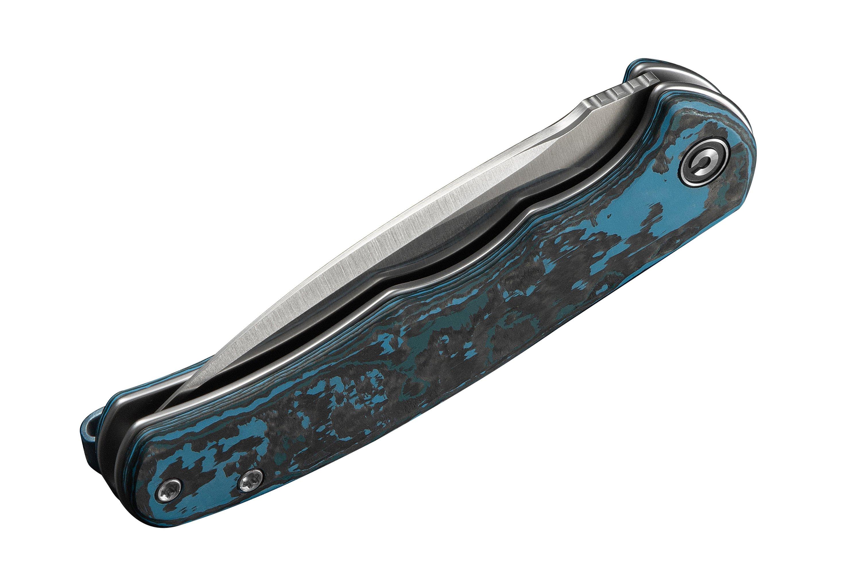 Civivi Mini Praxis C18026CB-1 Satin CPM S35VN, Arctic Storm Fat Carbon ...