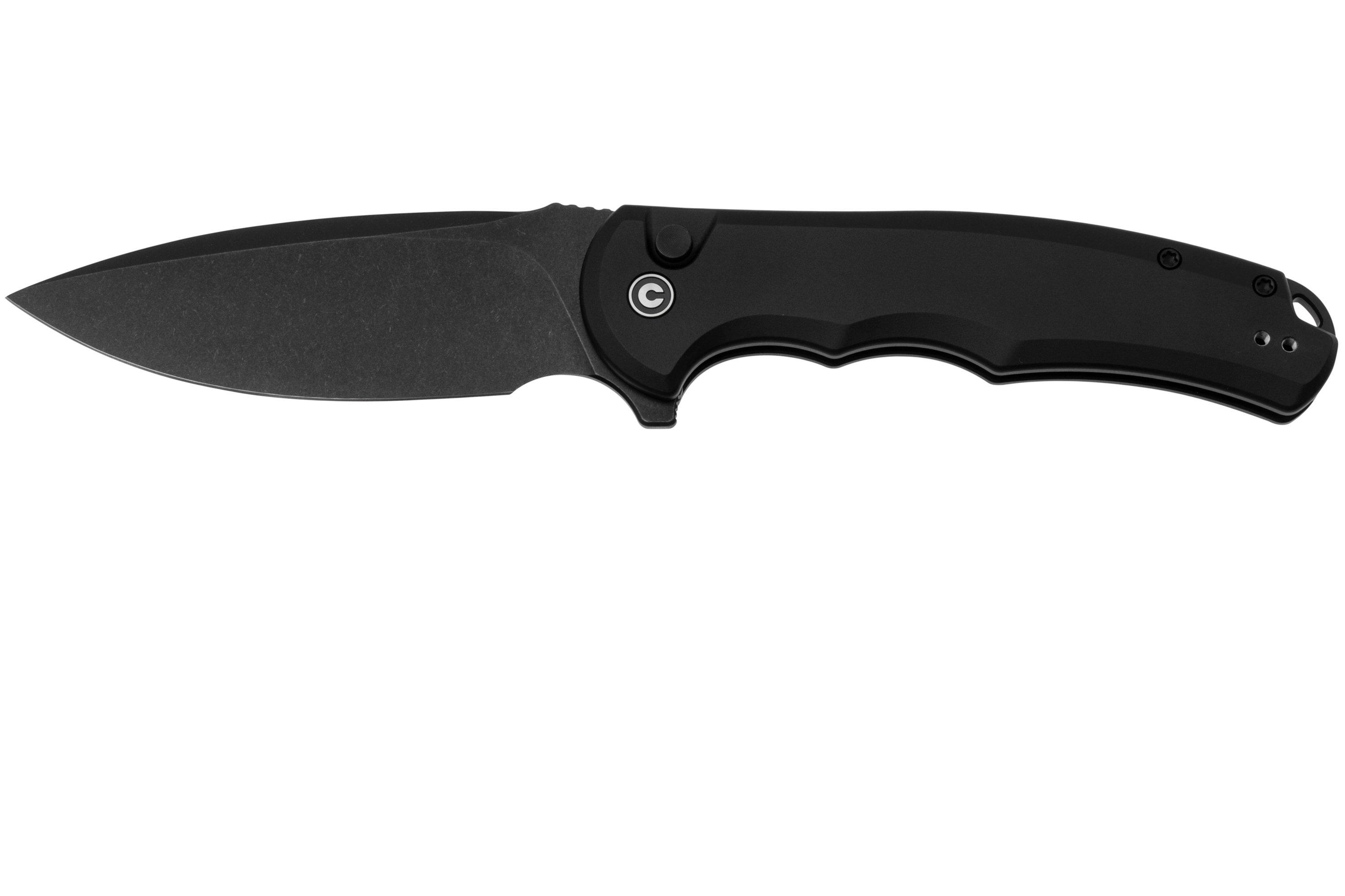 CIVIVI Button Lock Praxis C18026E-1 Black Aluminum, pocket knife ...