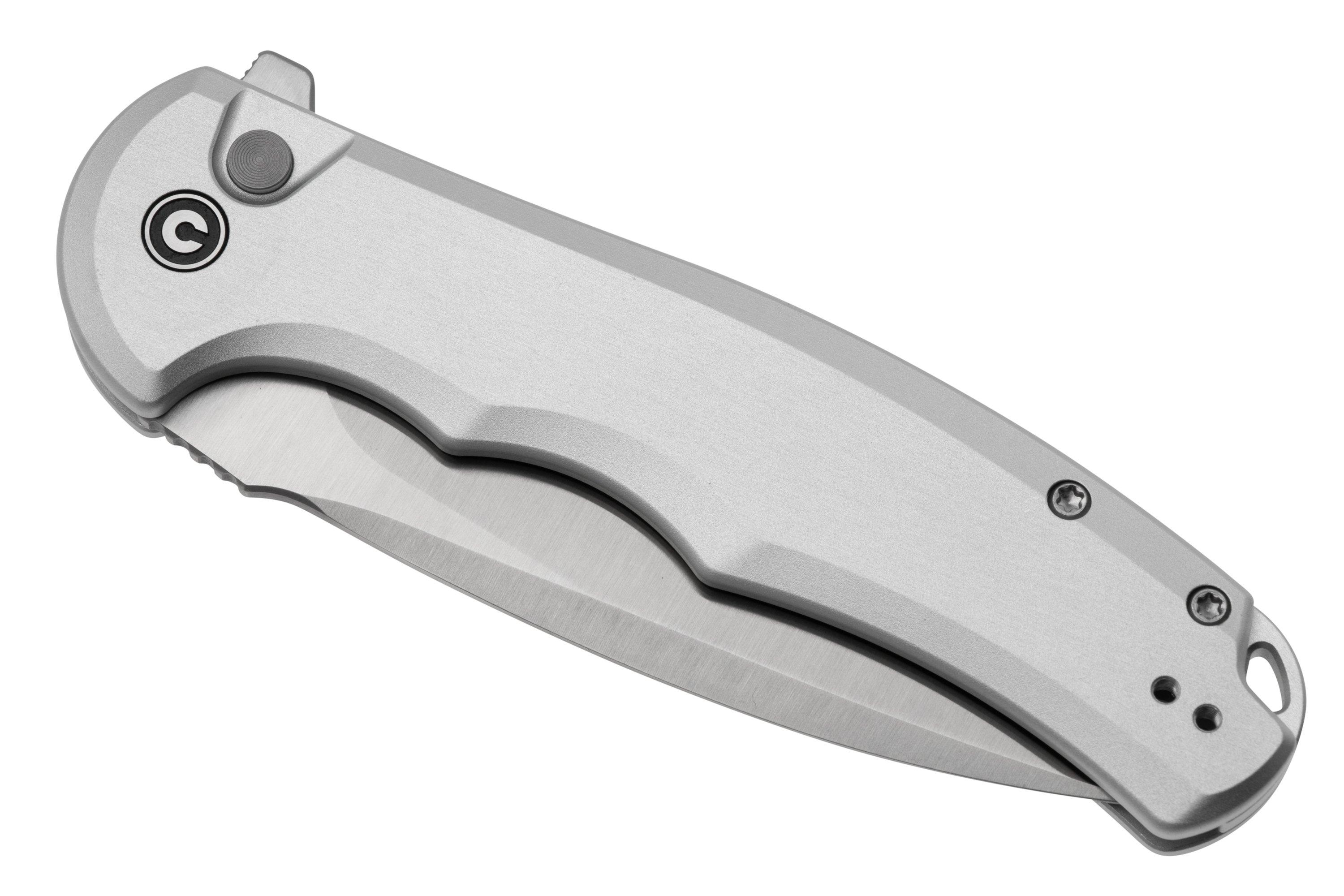 CIVIVI Button Lock Praxis C18026E-2 Silver Aluminium, pocket knife ...