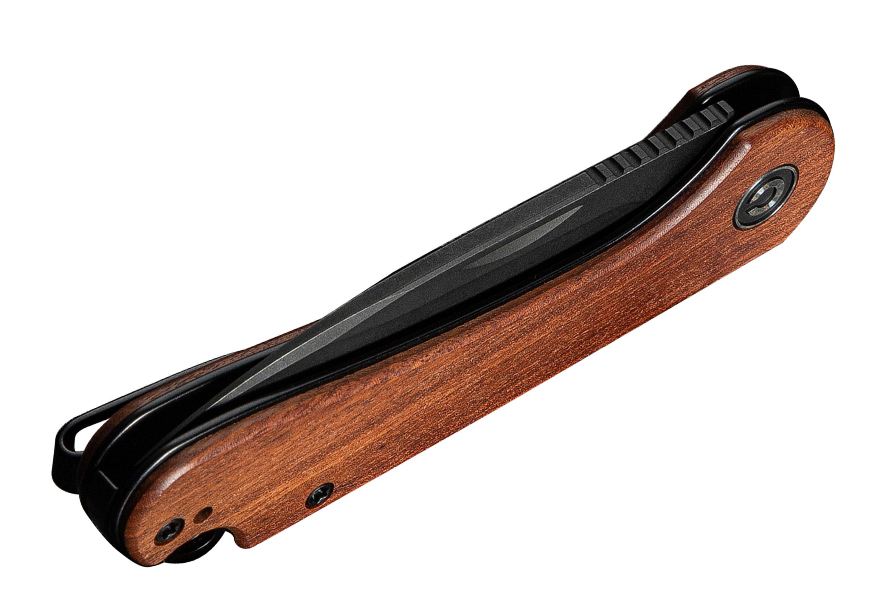 Civivi Elementum Slip Joint C18062AJ-3 Black Stonewashed, Guibourtia ...