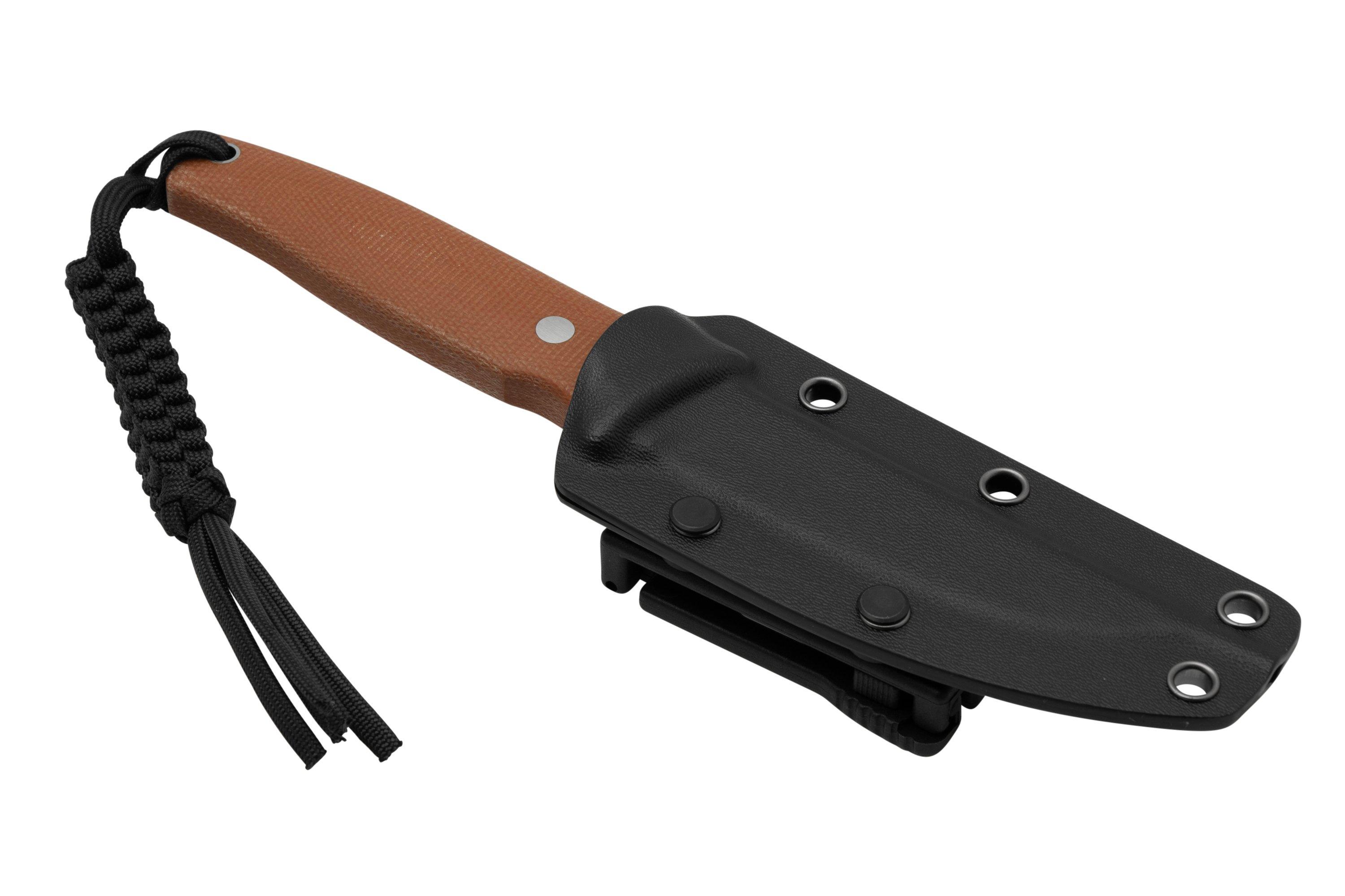 Civivi Tamashii C19046-5 Brown Canvas Micarta, Stonewashed feststehende ...