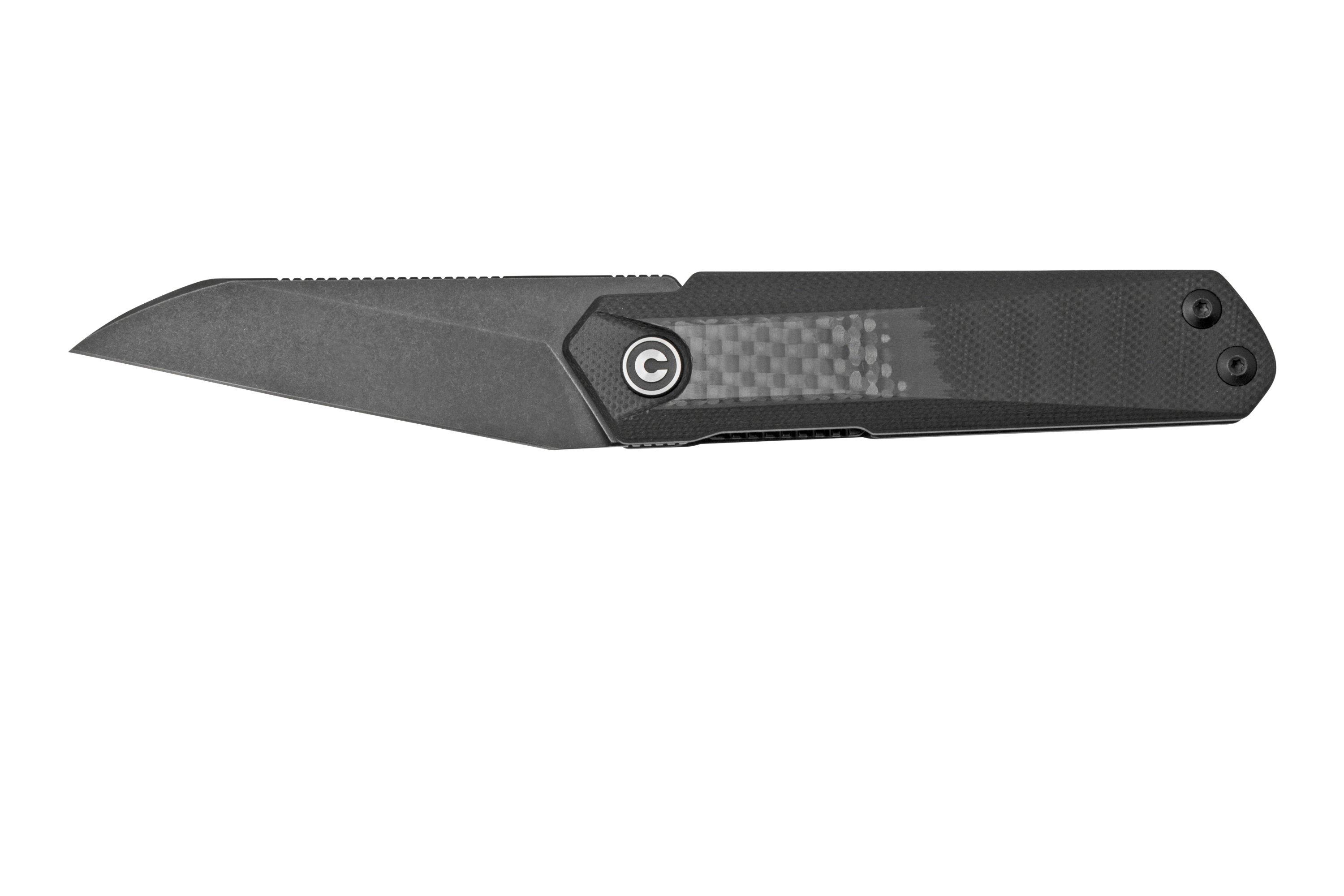 Civivi Ki-V Plus C20005B-3 Twill Carbon Fibre Overlay On Black G10 ...