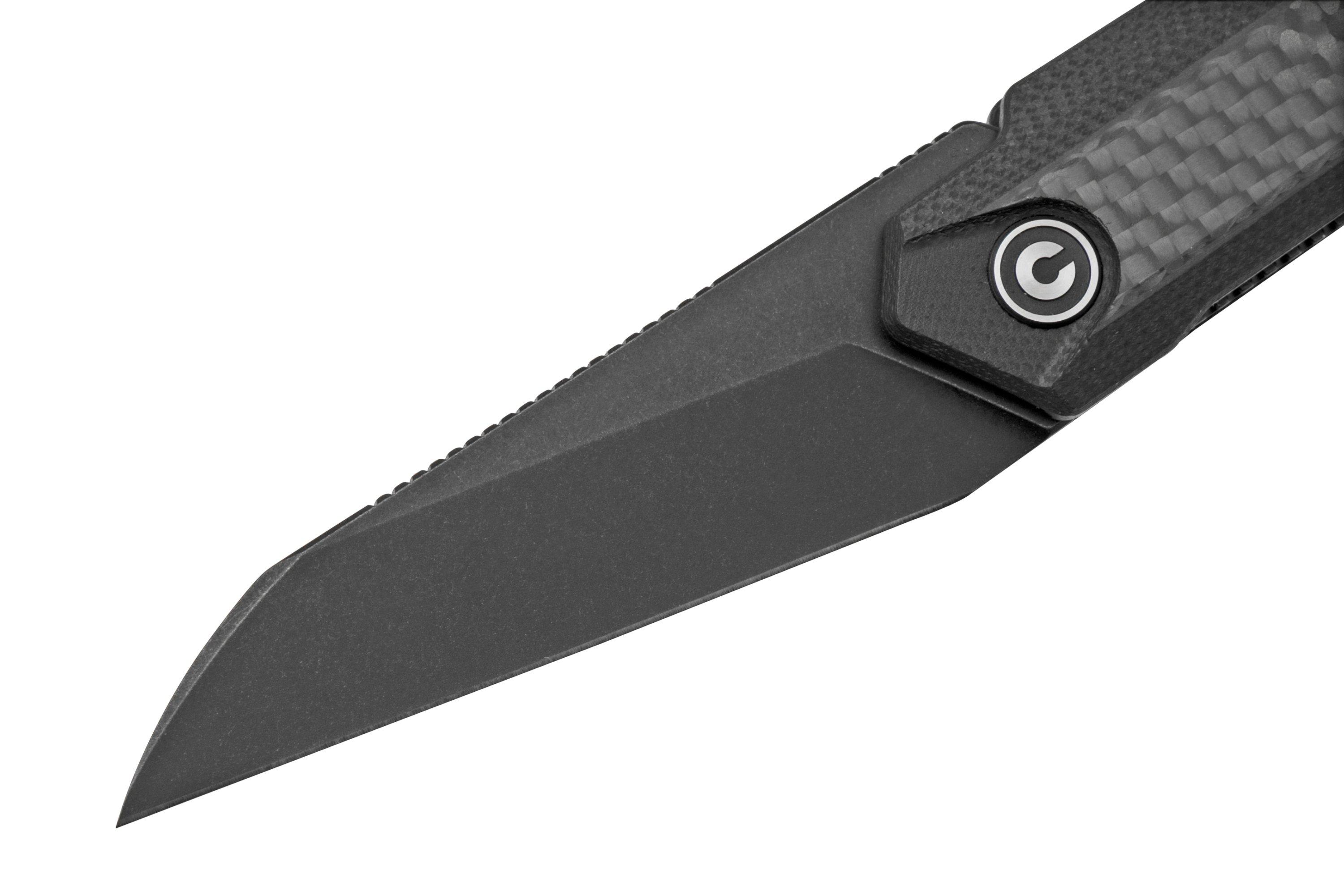 Civivi Ki-V Plus C20005B-3 Twill Carbon Fibre Overlay On Black G10 ...