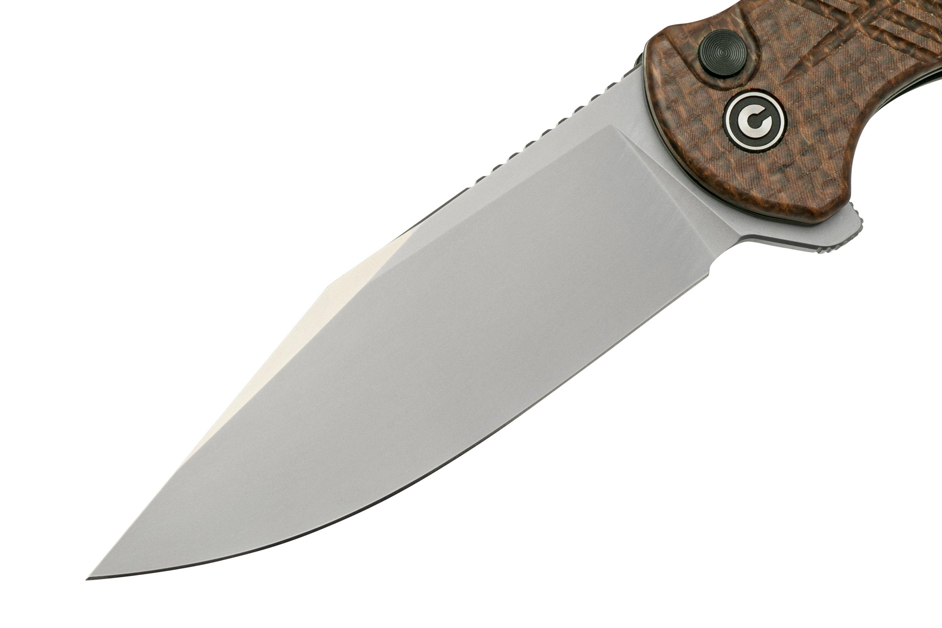 Civivi Cogent C20038D-6 Brown Micarta Coarse, pocket knife ...