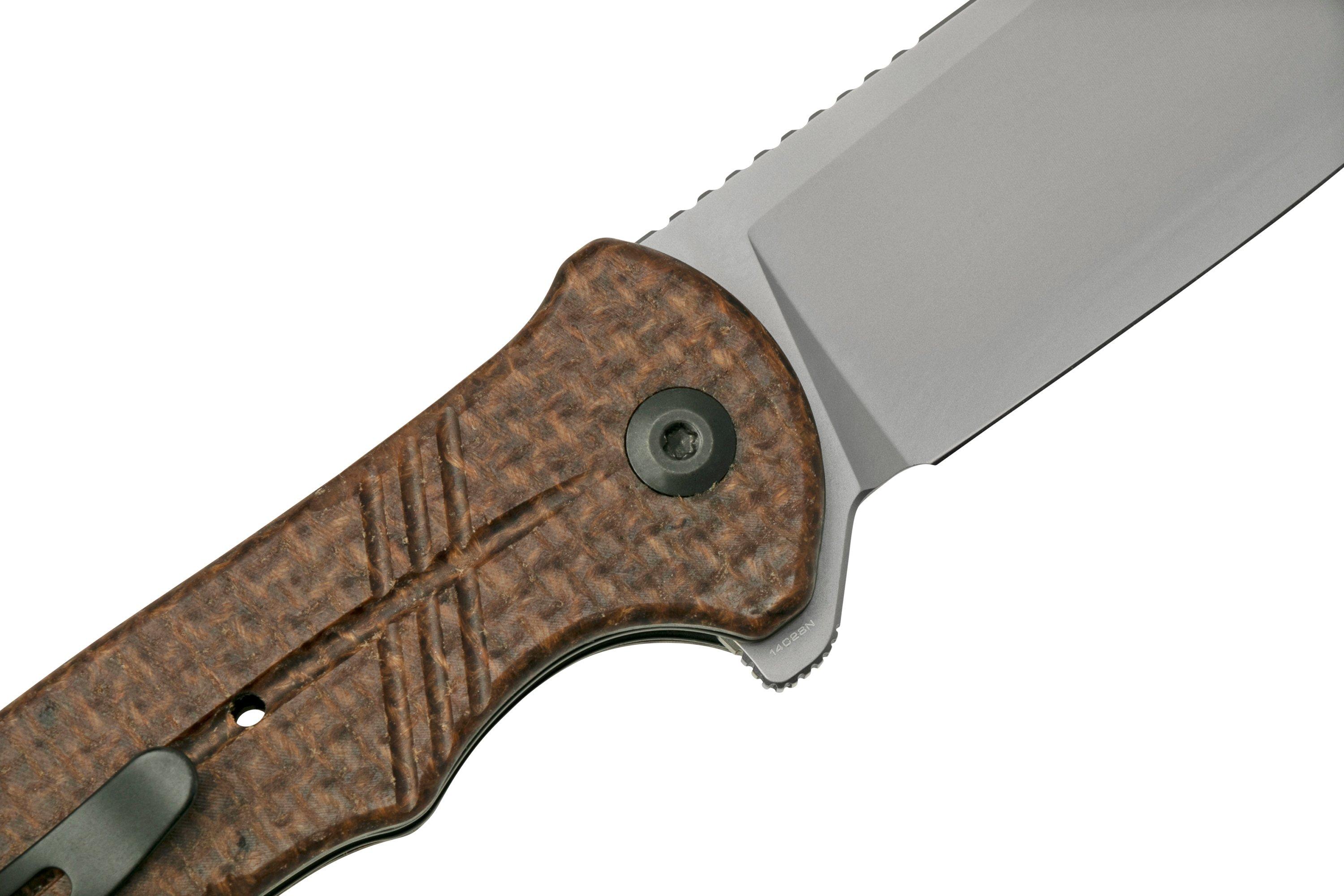 Civivi Cogent C20038D-6 Brown Micarta Coarse, pocket knife ...