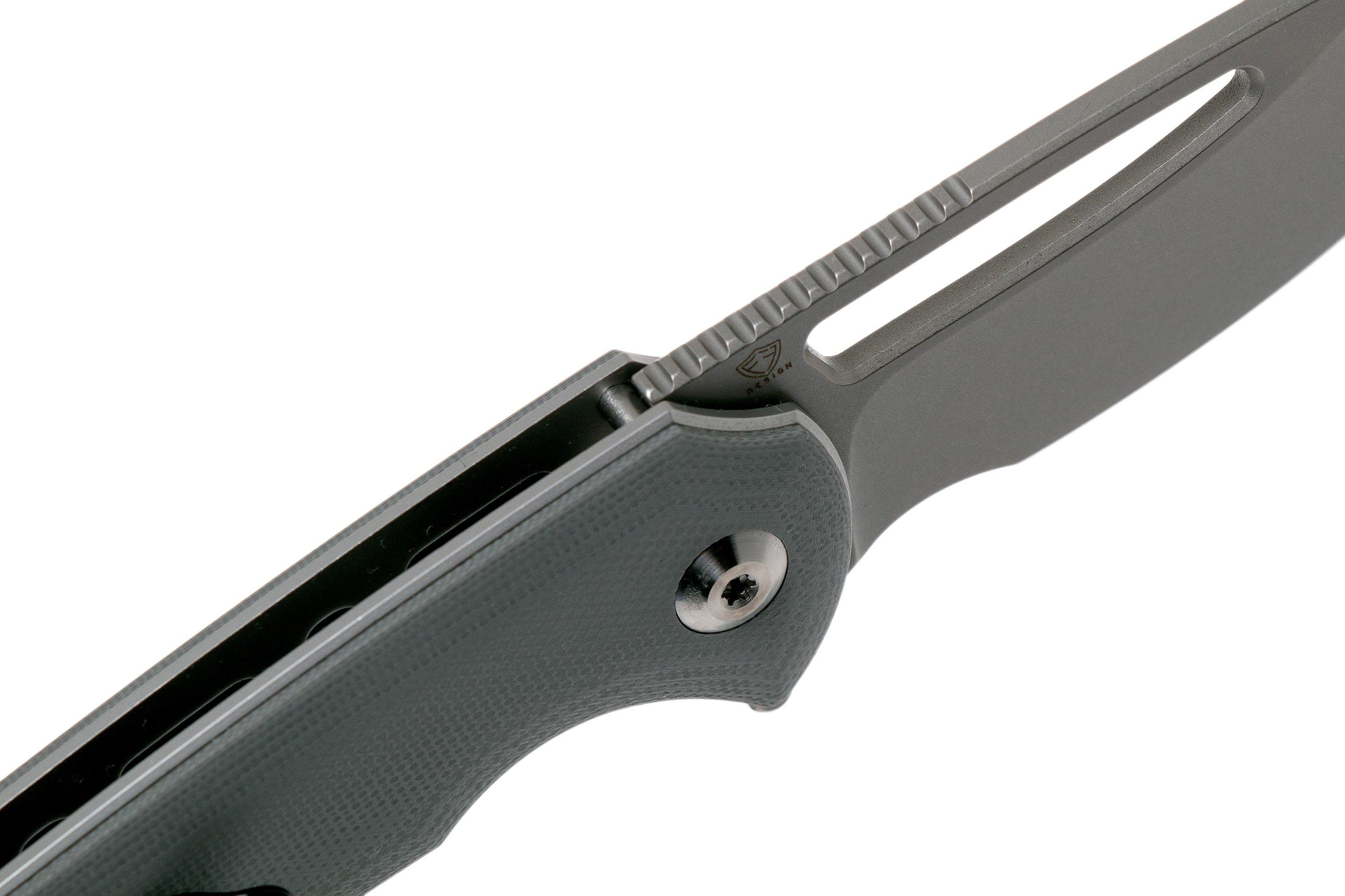 Civivi Odium C2010A Grey G10 pocket knife, Ferrum Forge design ...