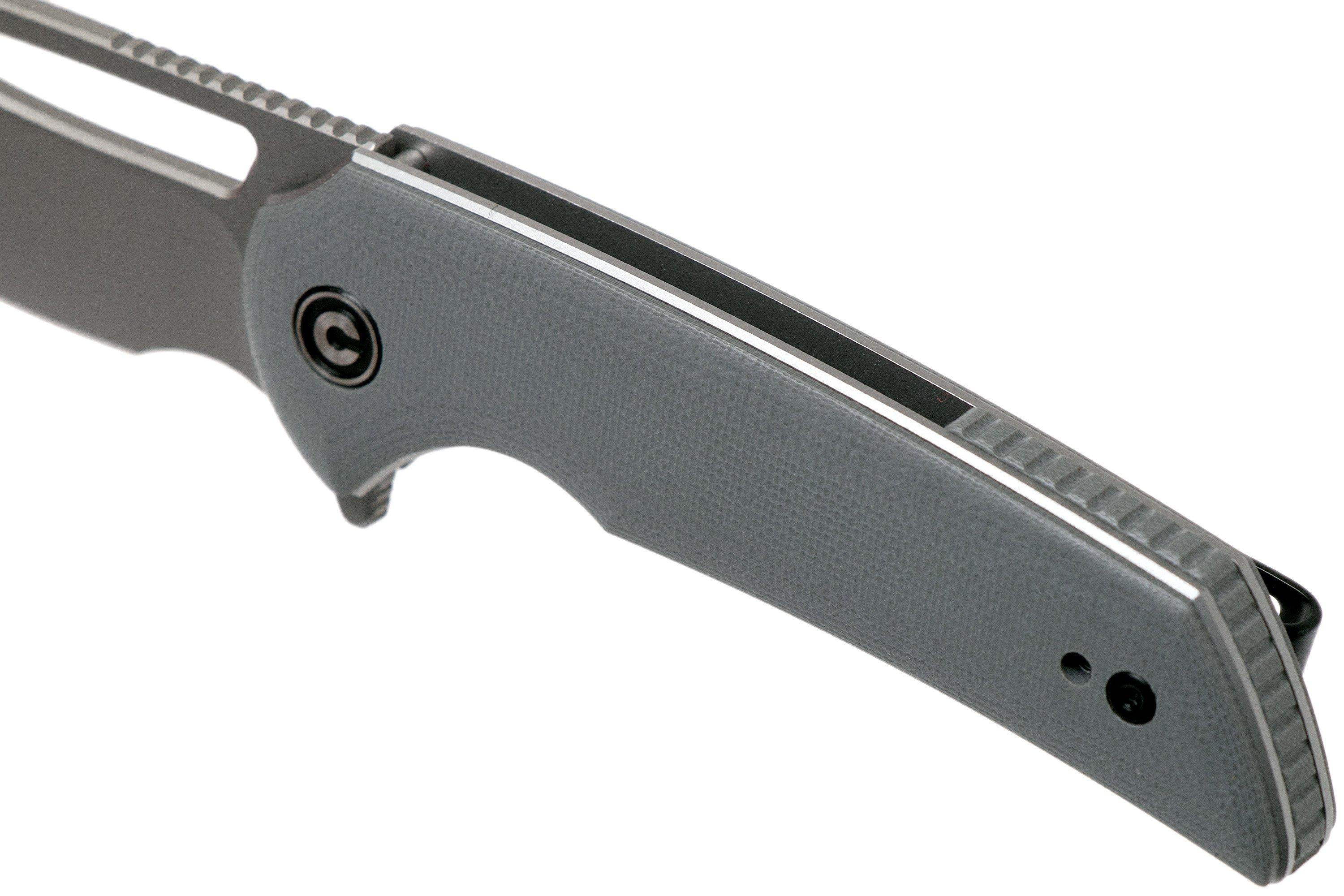 Civivi Odium C2010A Grey G10 pocket knife, Ferrum Forge design ...