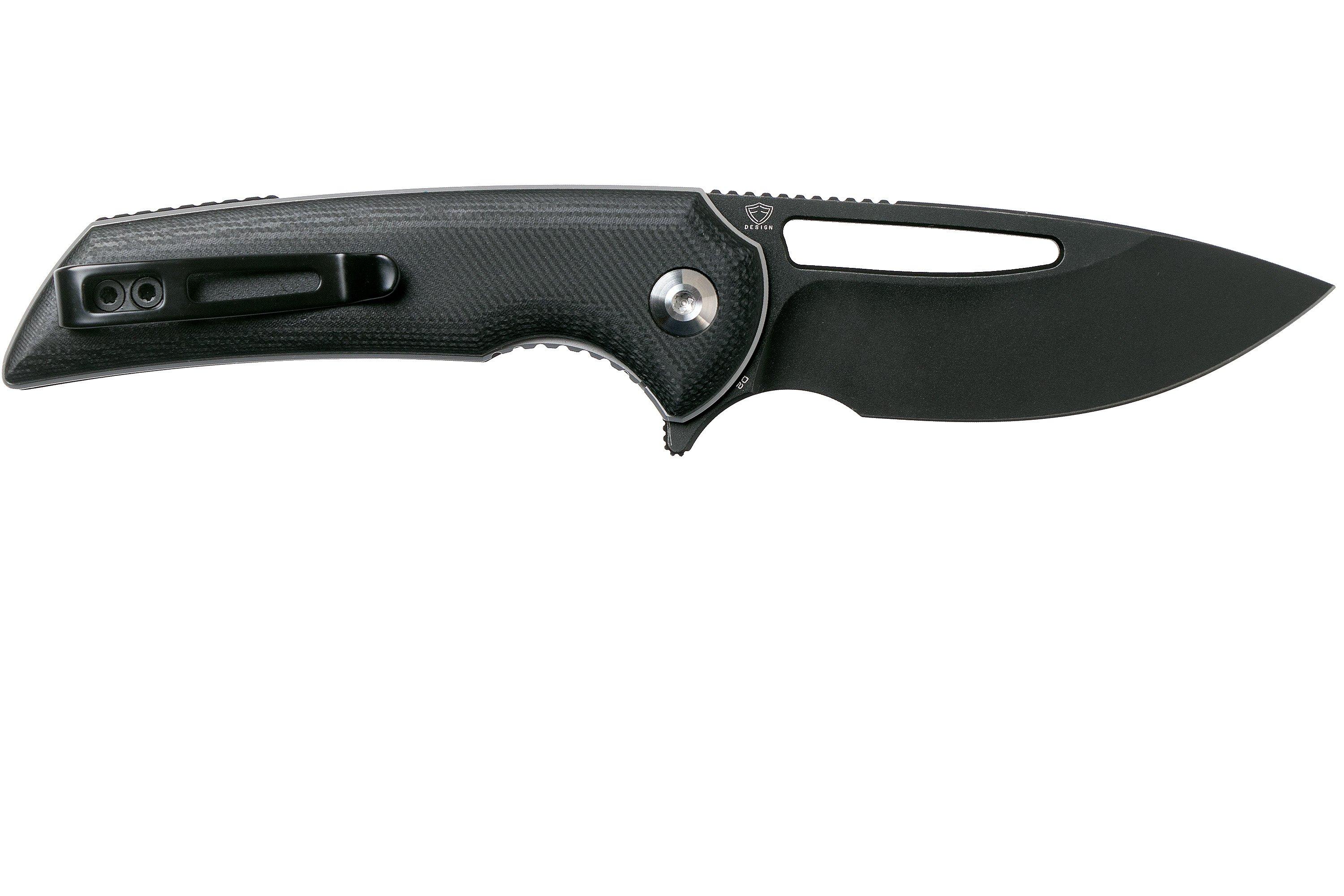 Civivi Odium C2010E Black-Black G10 pocket knife, Ferrum Forge design ...