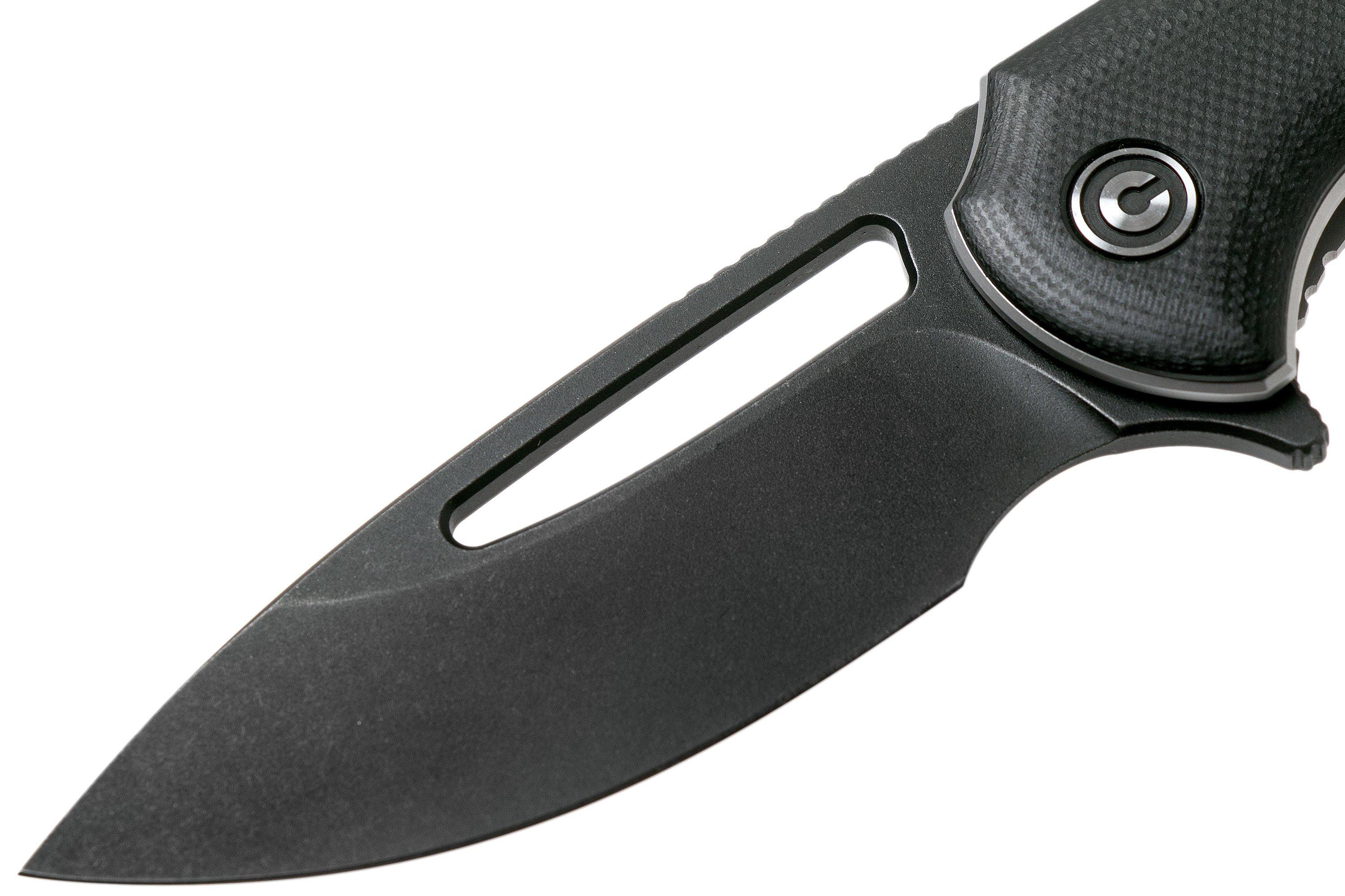 Civivi Odium C2010E Black-Black G10 pocket knife, Ferrum Forge design ...