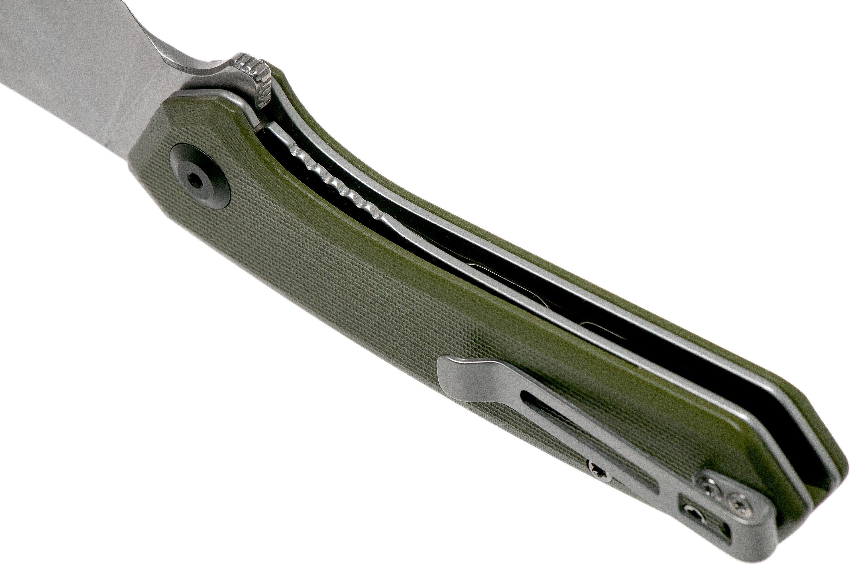 Civivi Mini Mastodon C2011A Green G10 pocket knife | Advantageously ...