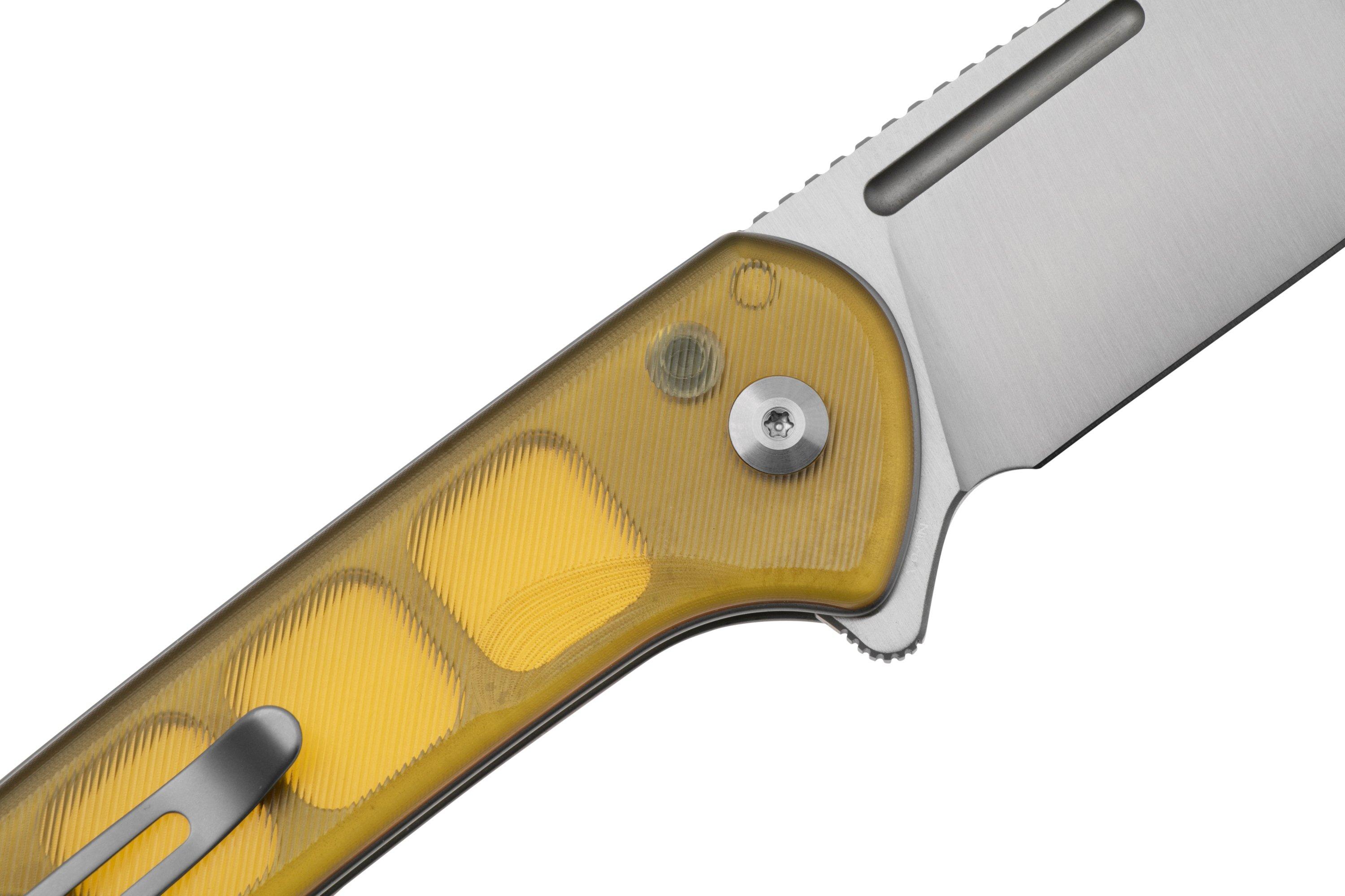 Civivi Conspirator C21006-5 Satin Nitro-V, Polished Ultem, pocket knife ...