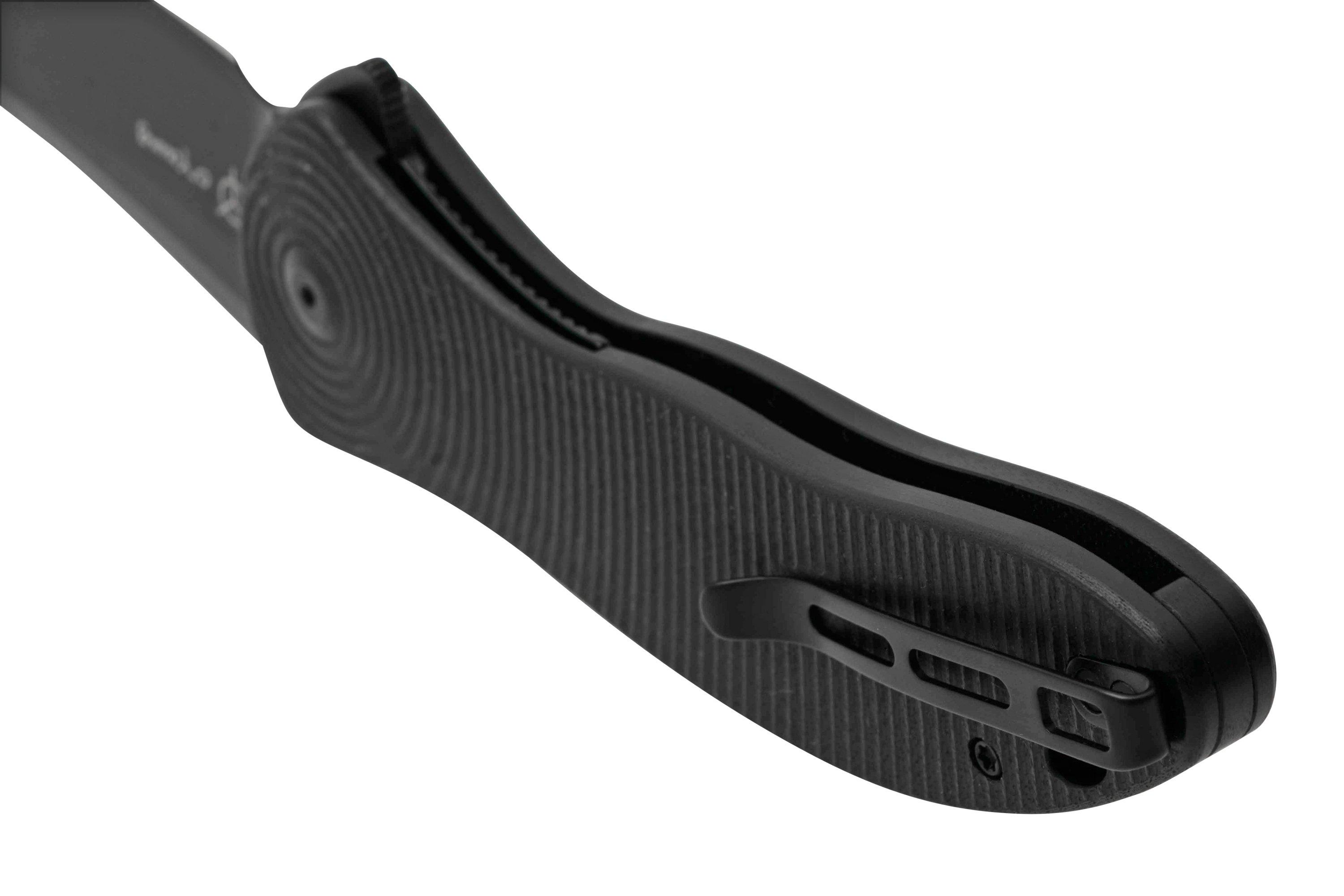 Civivi Synergy 4 C21018A-1 Black G10, Nitro-V Blade Black Trailing ...