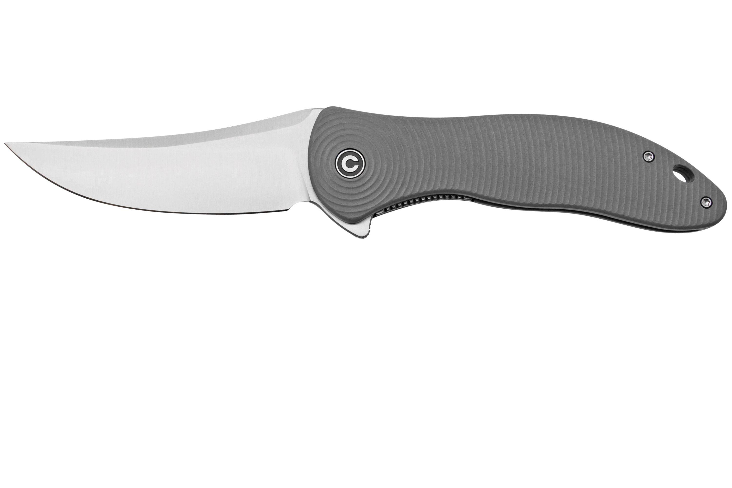 Civivi Synergy 4 C21018A-2 Gray G10, Nitro-V Blade, Satin Trailing ...