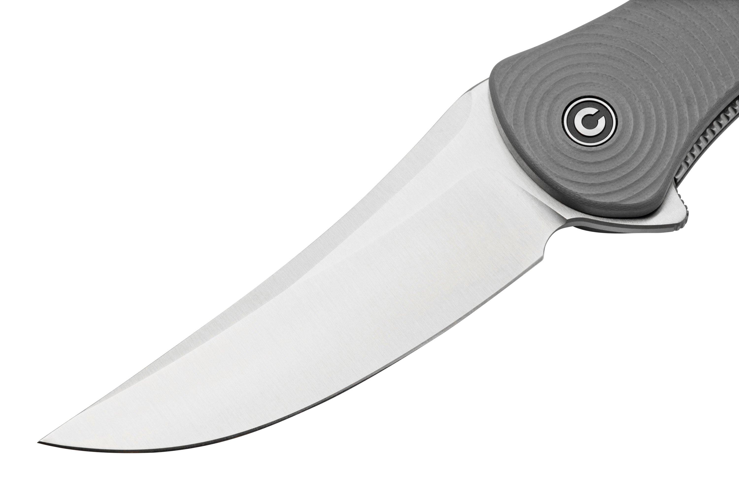 Civivi Synergy 4 C21018A-2 Gray G10, Nitro-V Blade, Satin Trailing ...