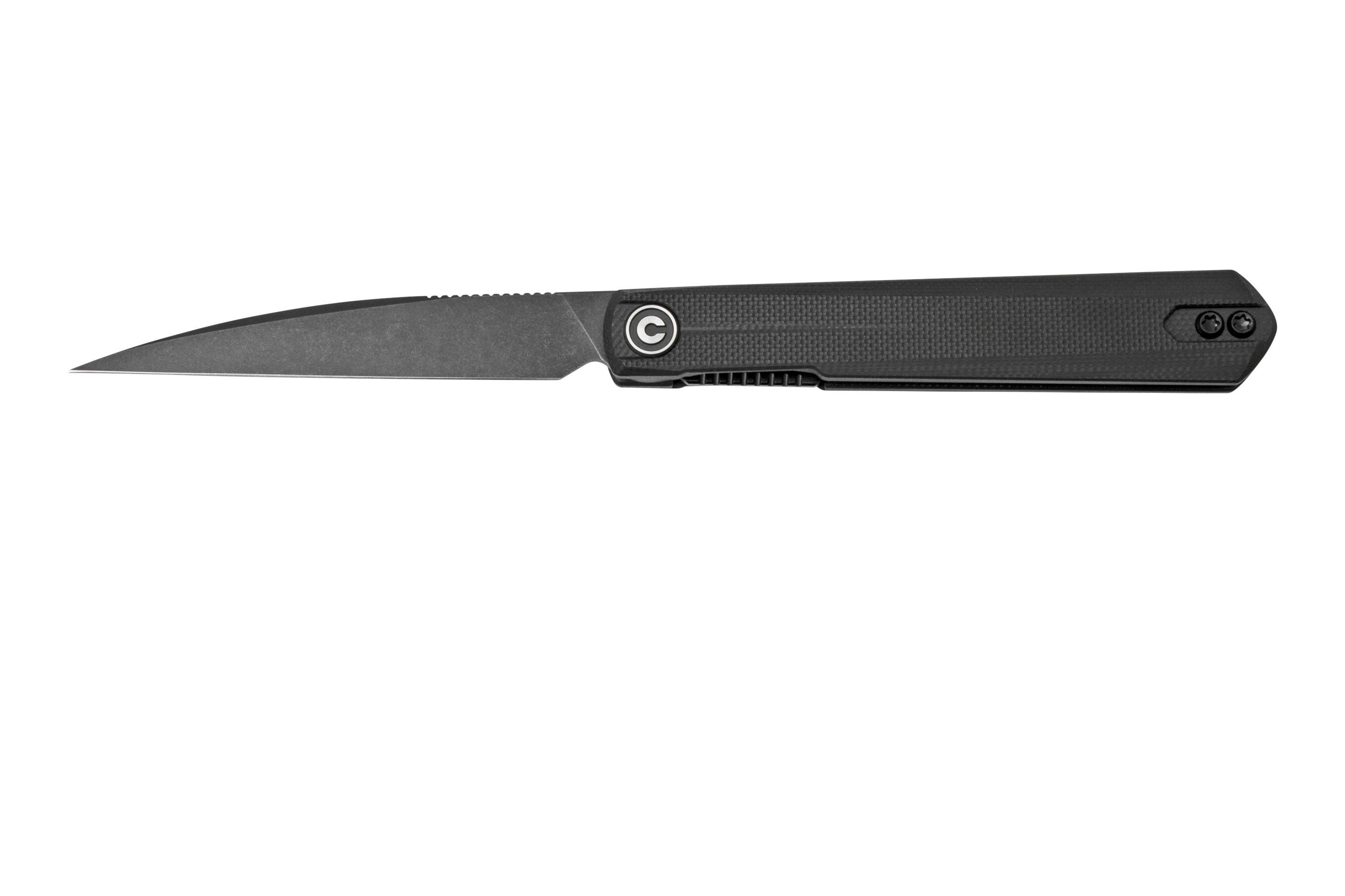 Civivi Clavi C21019-1 Black G10 pocket knife, Ostap Hel design ...